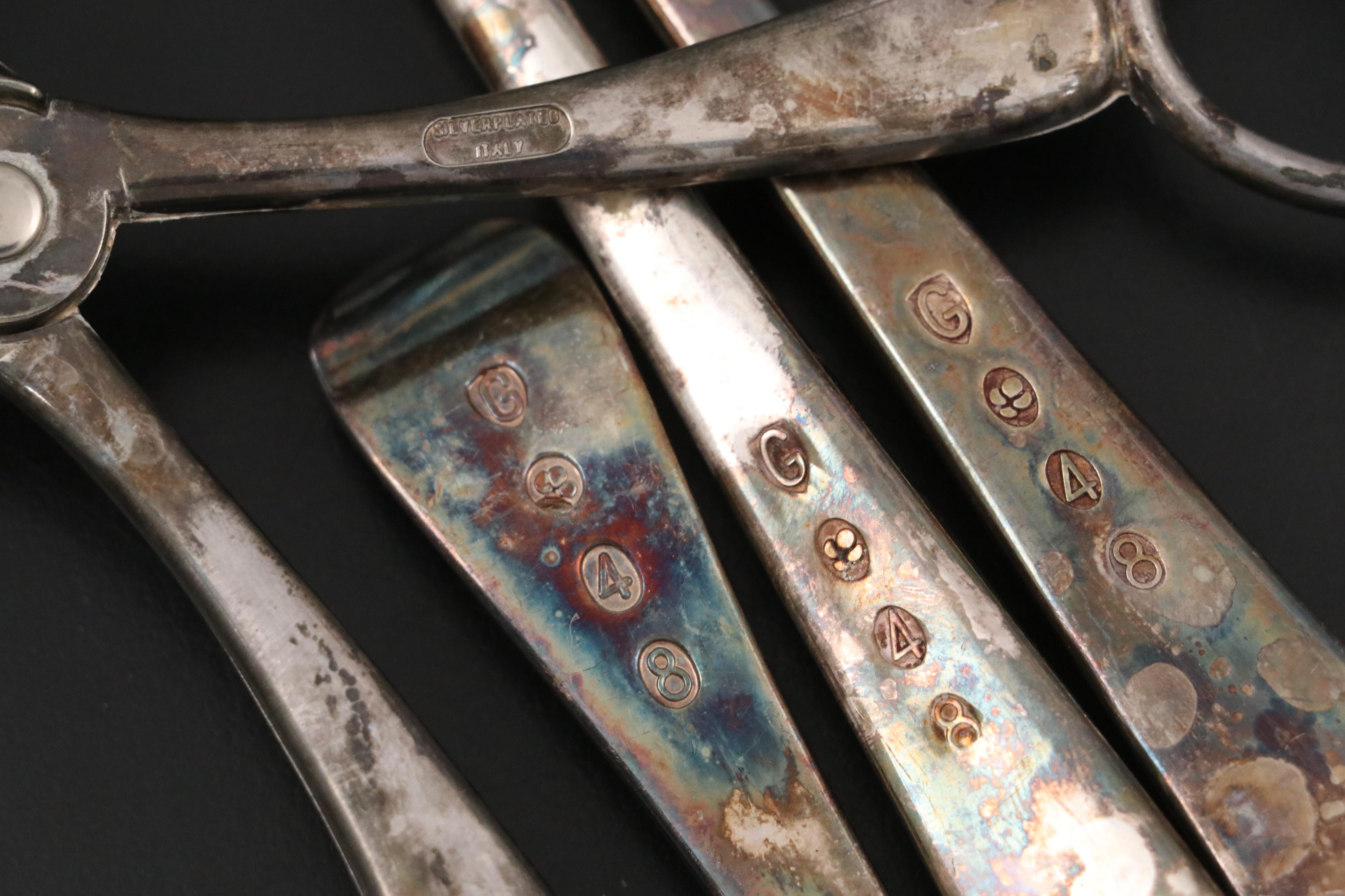 Gerity Silver Plate Pierced Table Spoon with More Silver Plate Table ...