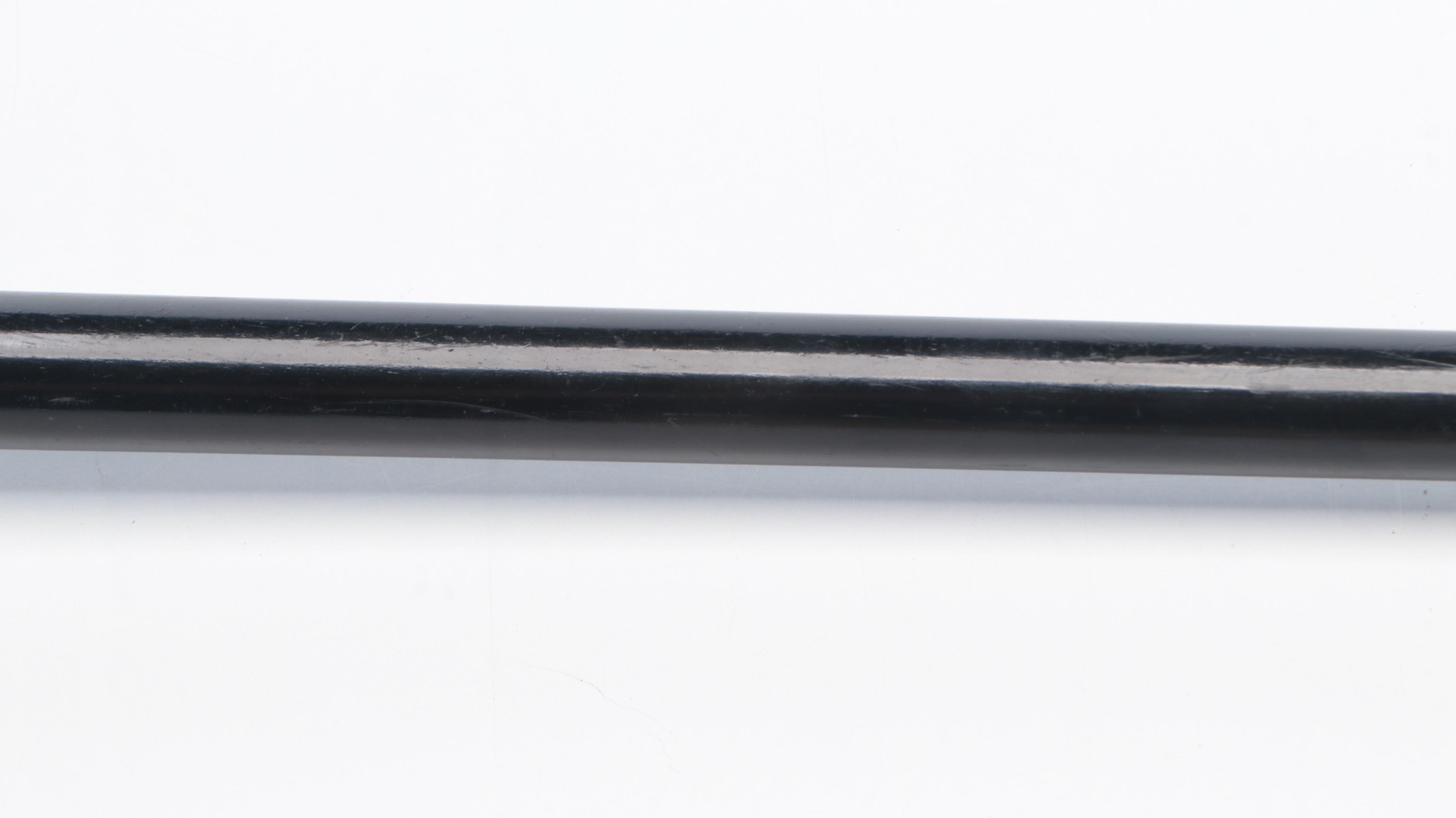 Victorian Walking Cane with 10K Embossed Gold Filled Cap, Late 19th C ...