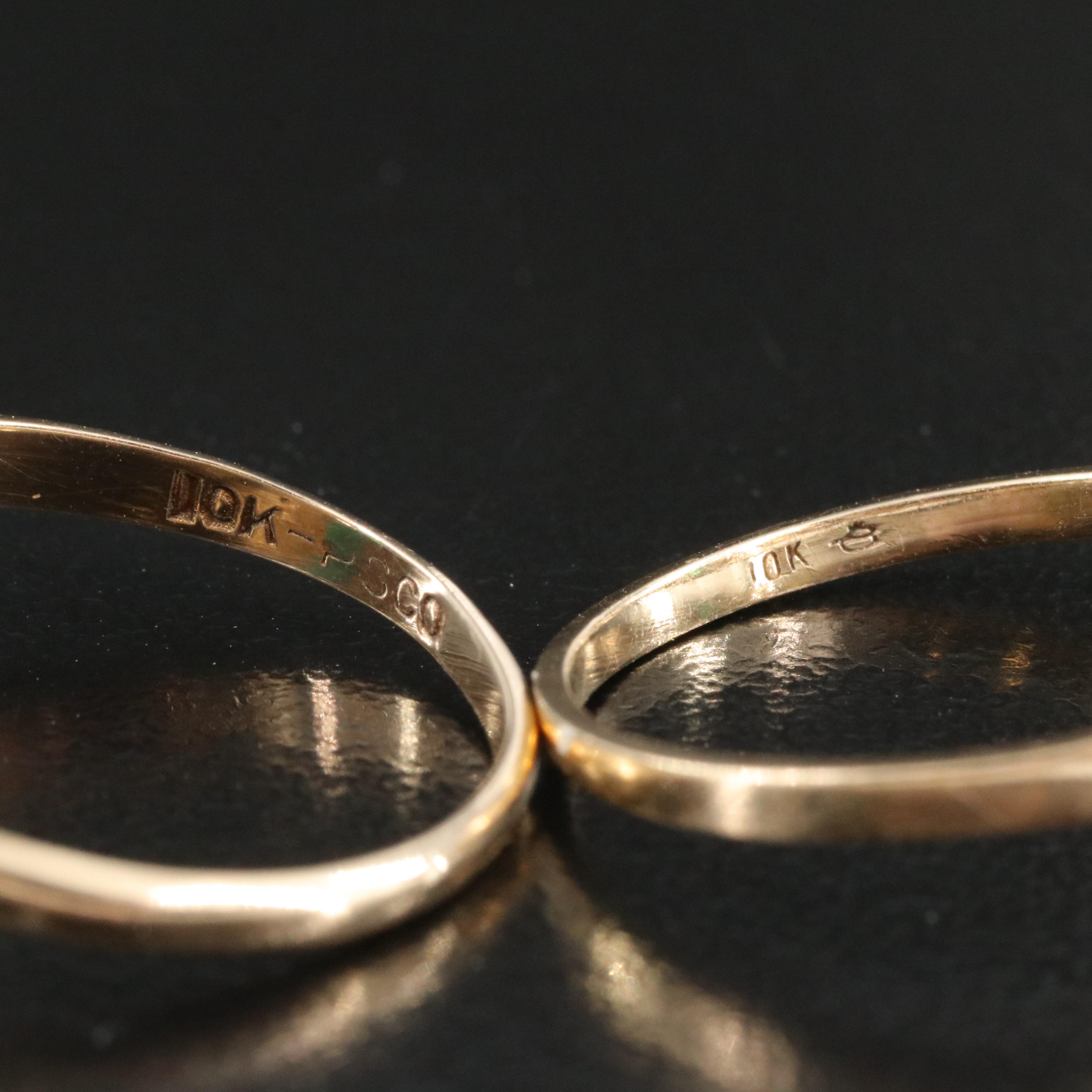 Plainville Stock Co. Chalcedony and Spinel, Multi-Gemstone 10K Rings | Everything But The House