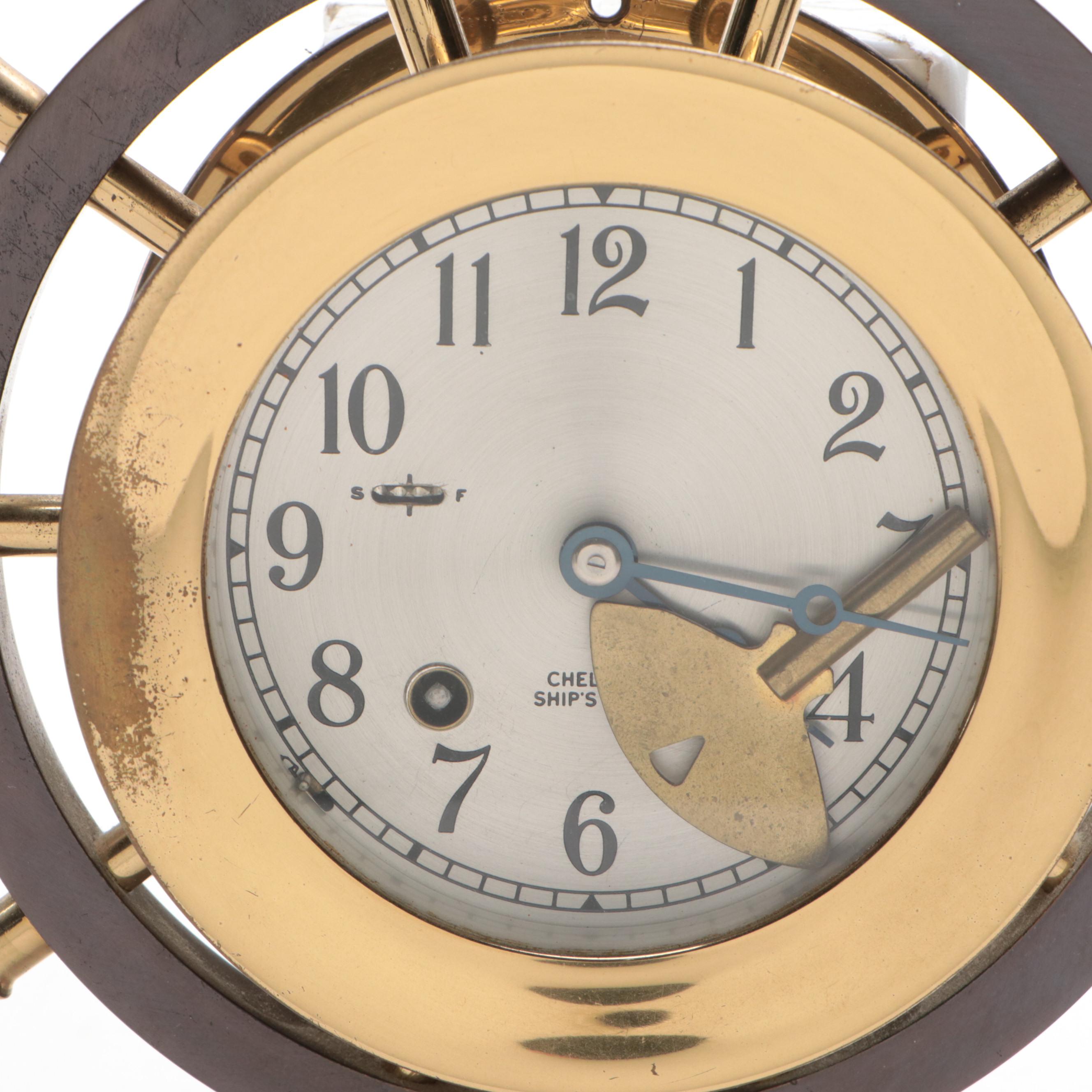 Chelsea Clock Co. Ship's Bell "The Pilot" Brass Clock | EBTH