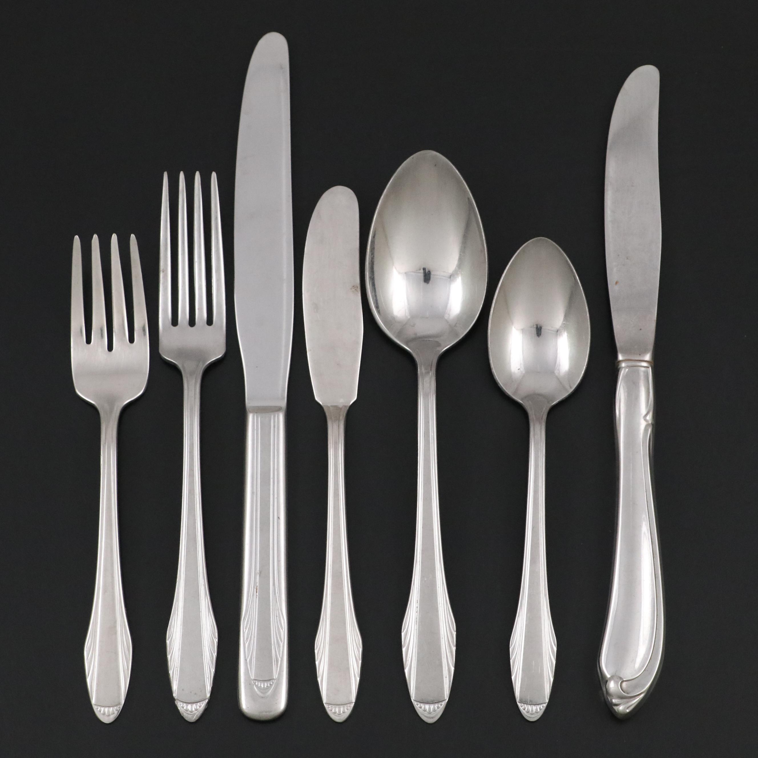 Flint "New Look" Stainless Steel Flatware | EBTH