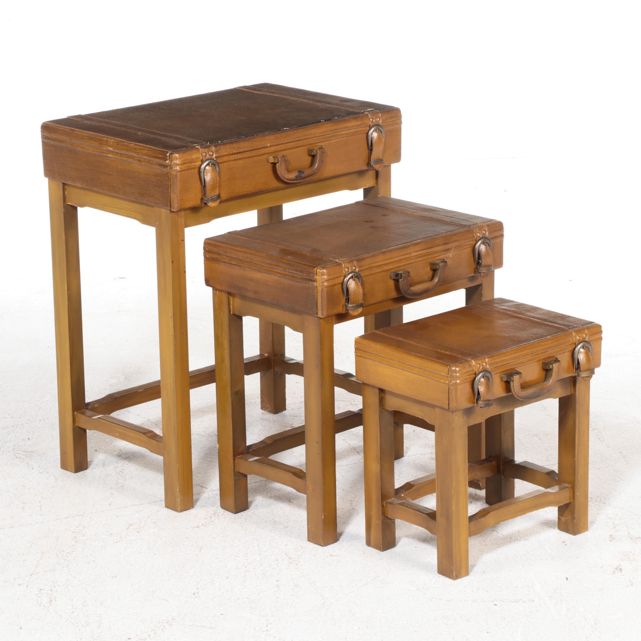 Set of Three Suitcase-Form Nesting Tables | Everything But The House