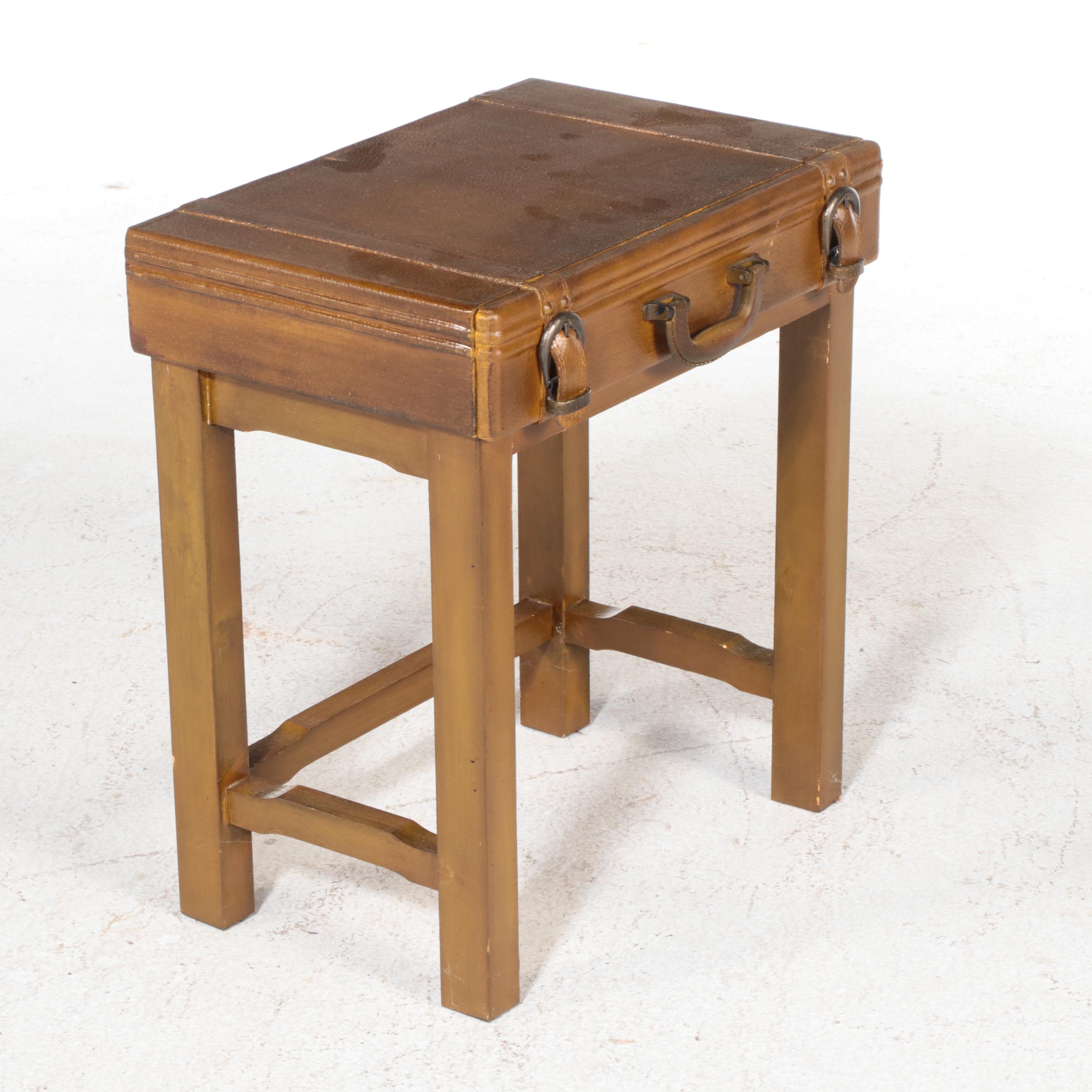 Set of Three Suitcase-Form Nesting Tables | EBTH