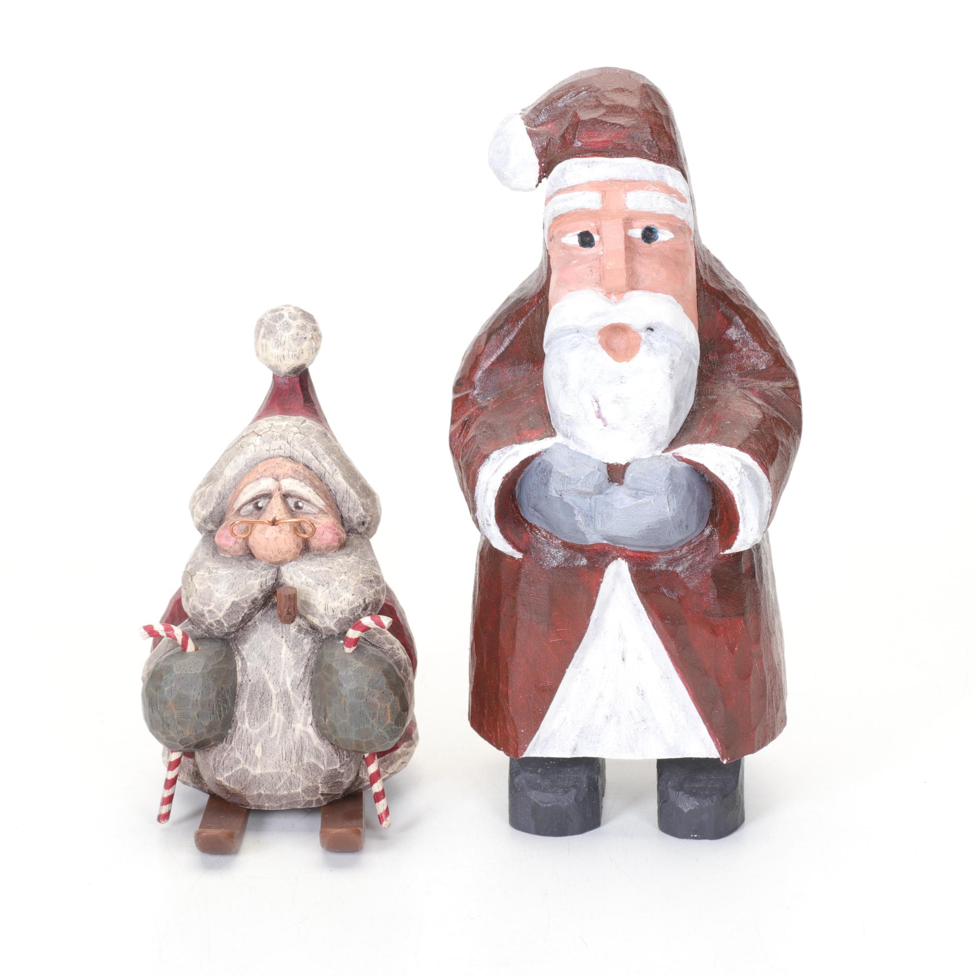 Handmade and Signed Santa & Christmas Figurines | Everything But The House