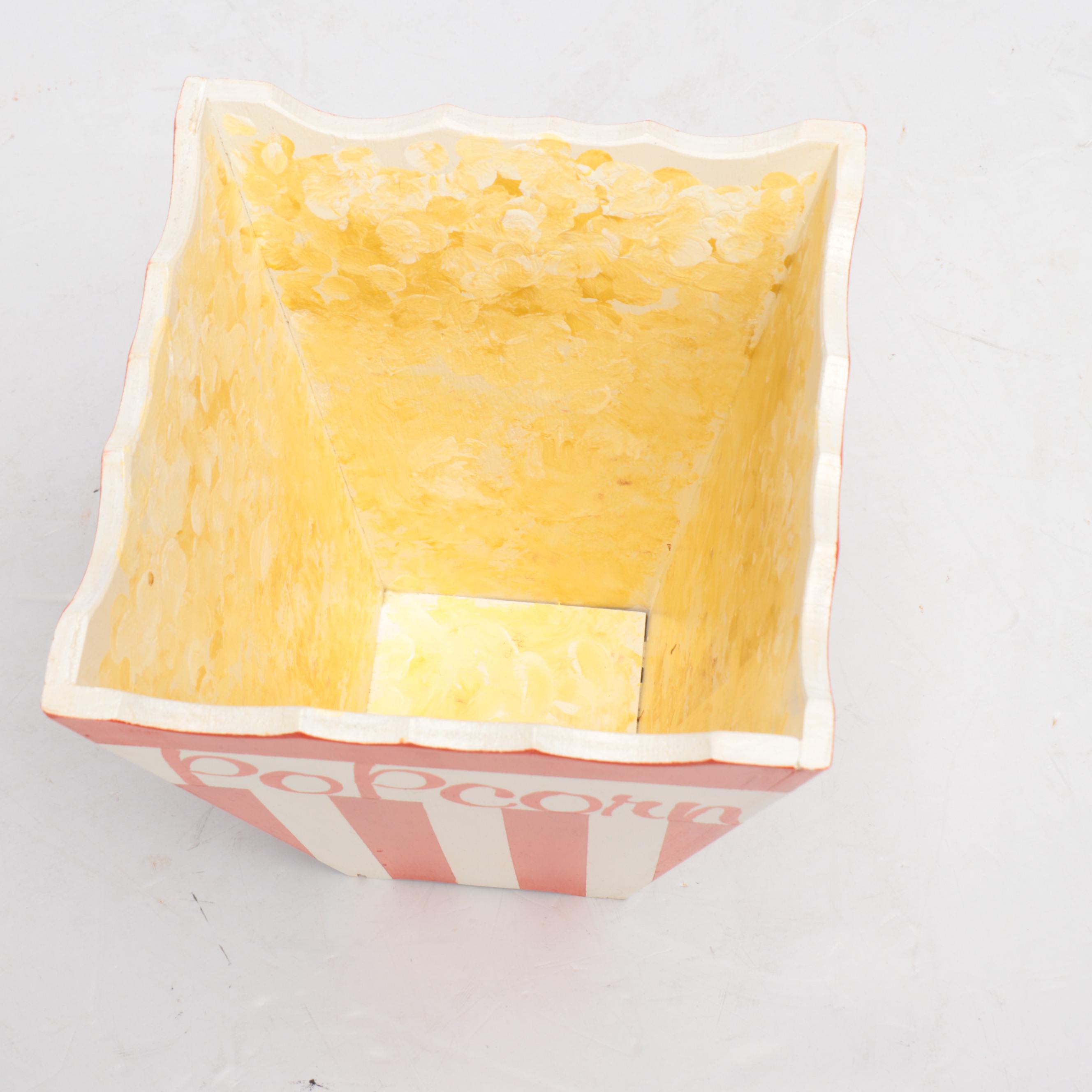 Waring Pro Double Burner with Hand-Painted Wood Popcorn Bucket ...