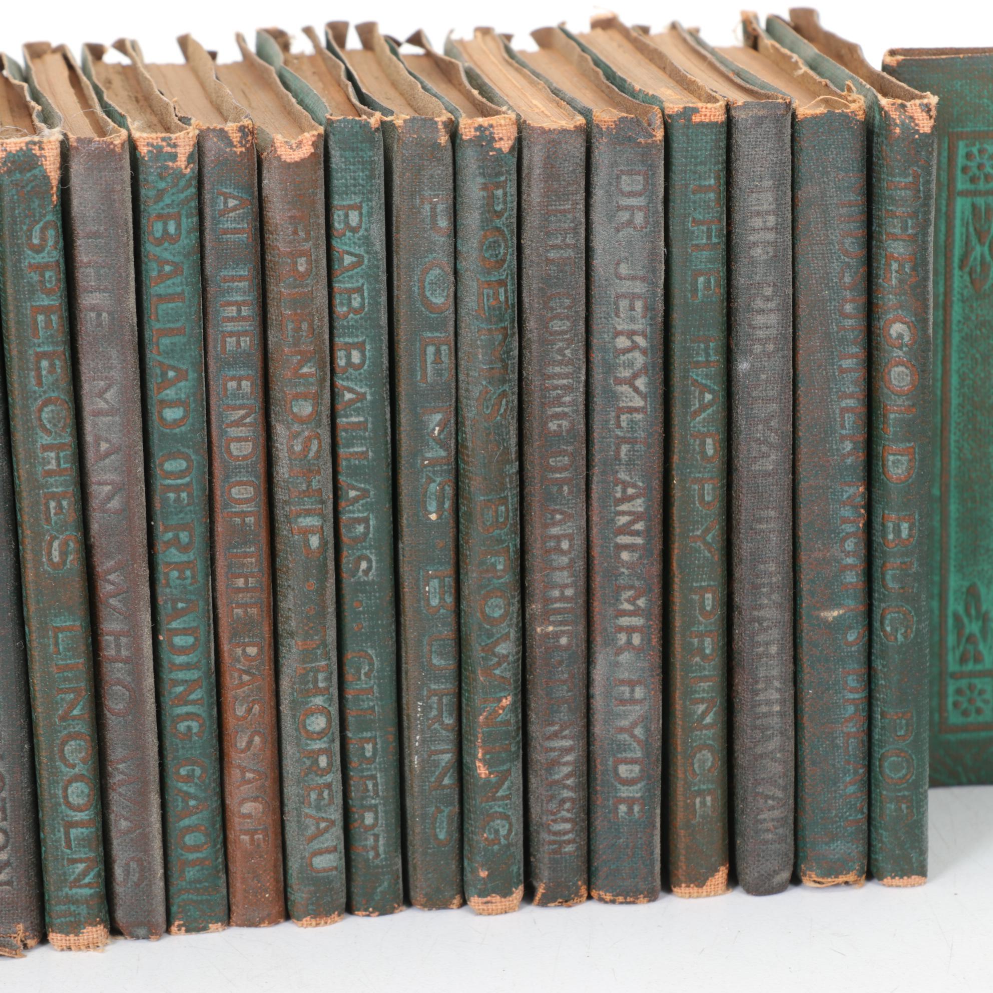 Classics from the "Little Leather Library" Featuring Poe, Shakespeare ...