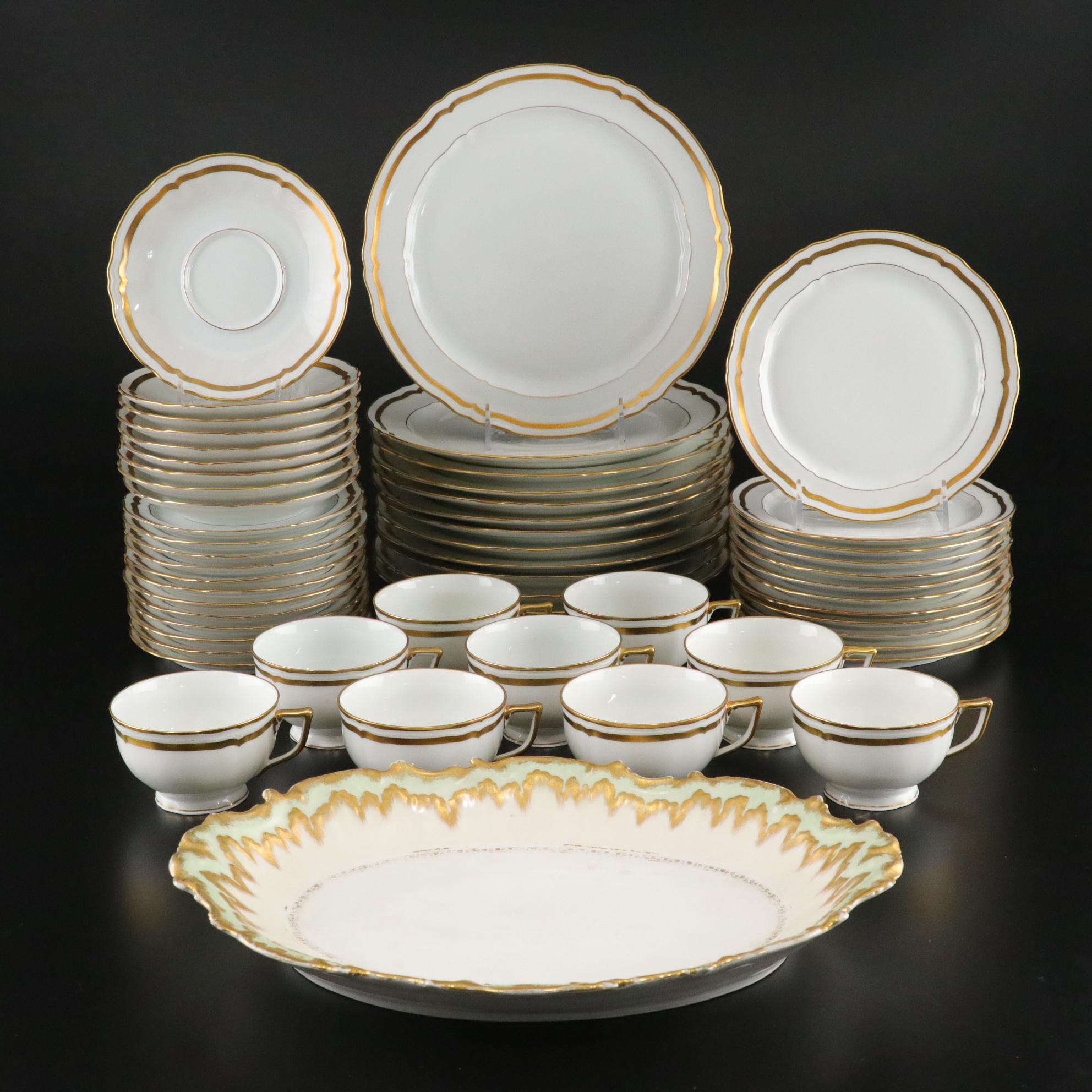 Ceralene Raynaud "Marie Antoinette" and Elite Works Limoges Porcelain ...