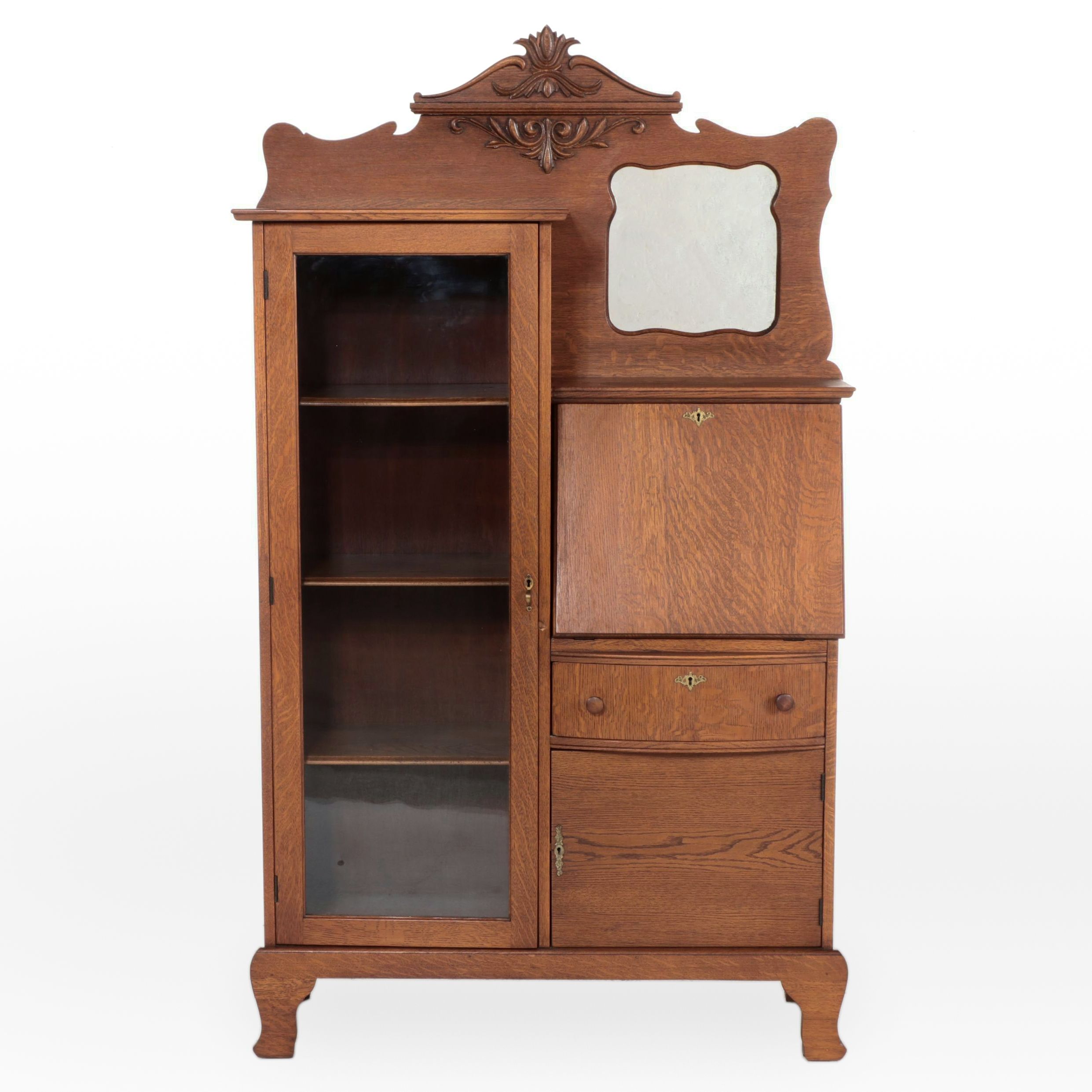 Victorian side by side secretary desk store