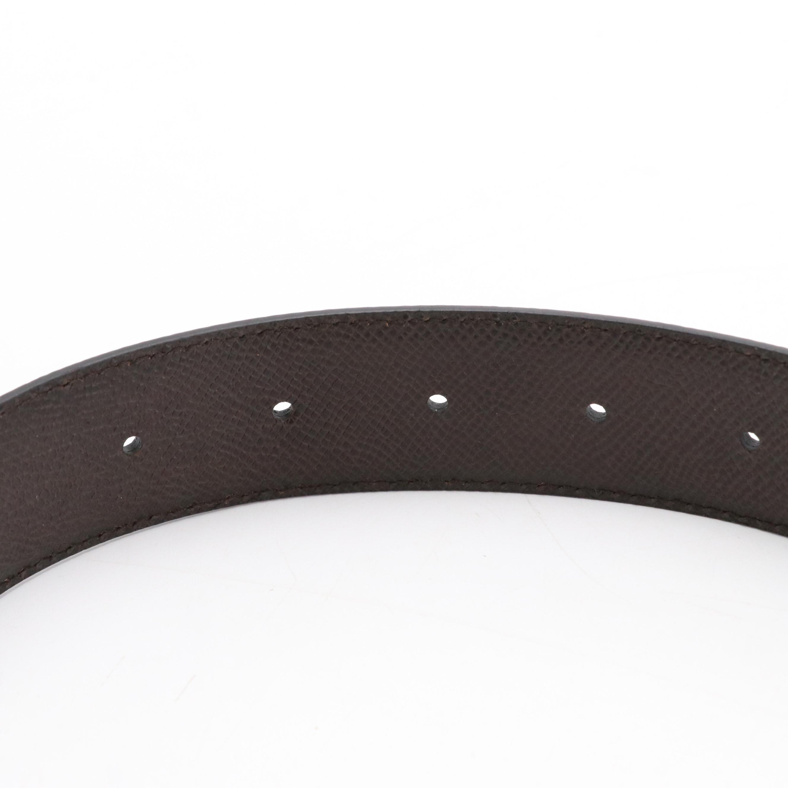 Salvatore Ferragamo Gancini Buckle Reversible Black/Brown Leather Belt ...