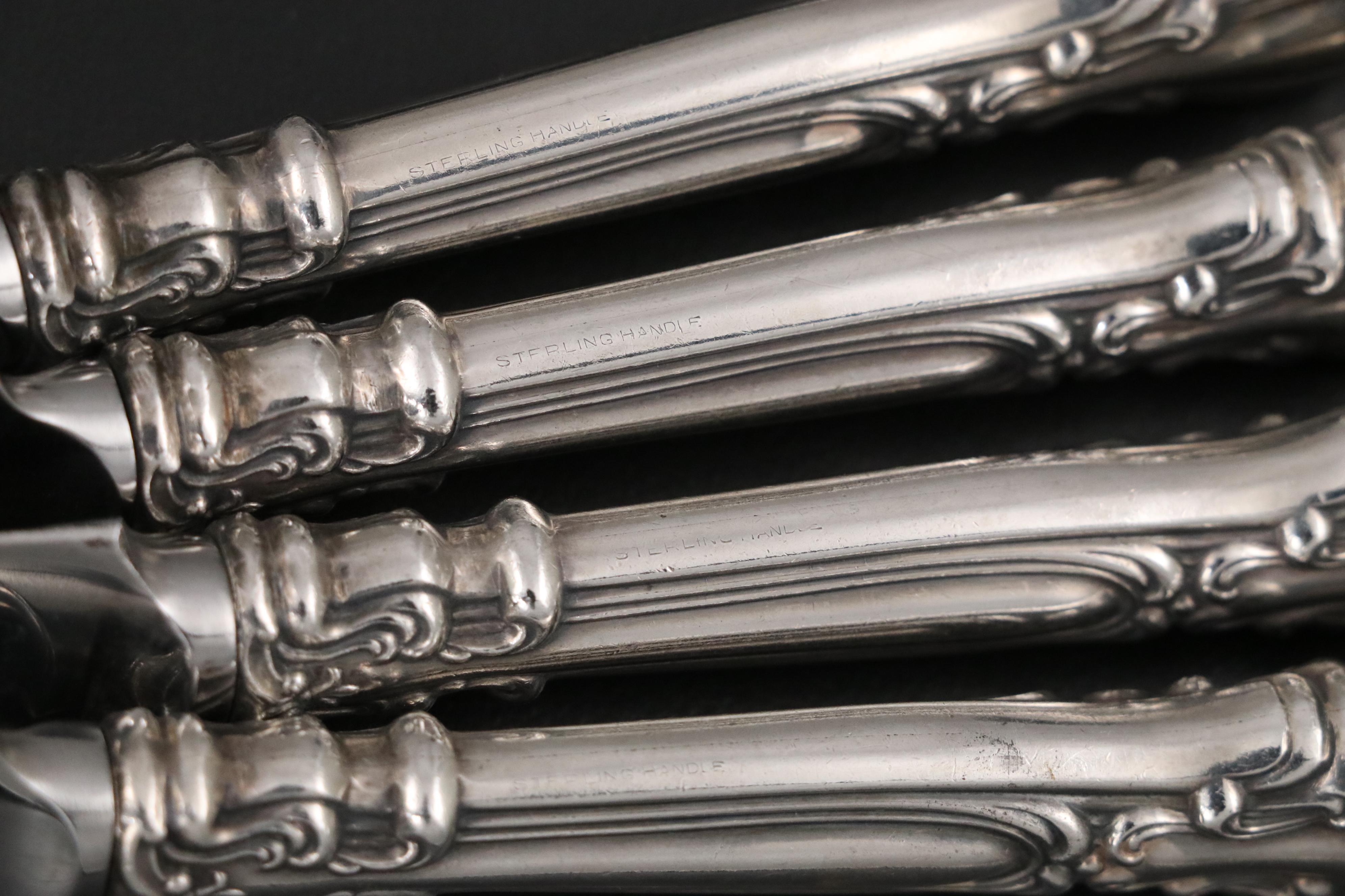 Gorham "Chantilly" Sterling Silver Flatware, 20th Century | Everything ...