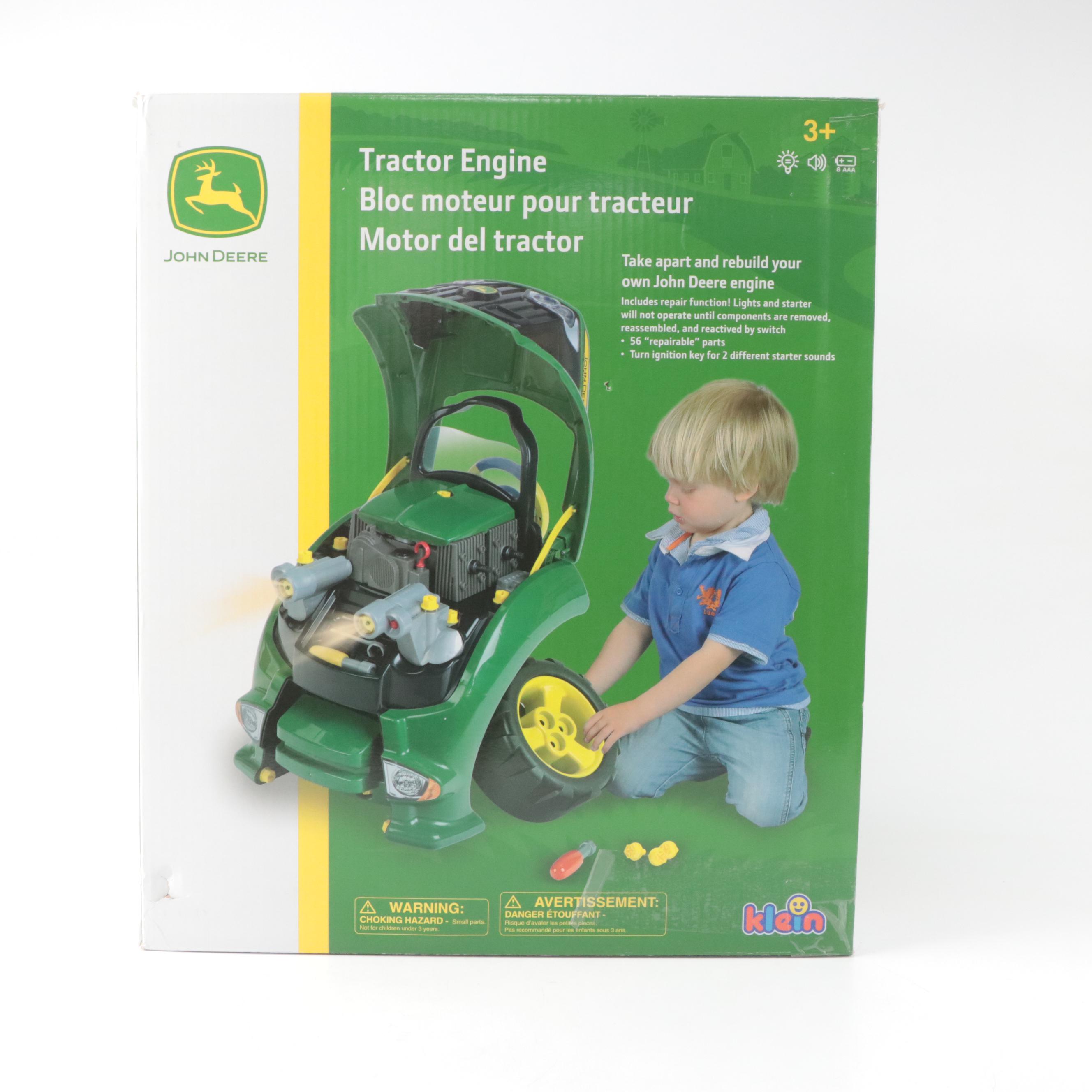 Klein John Deere Buildable Tractor Engine Play Set | Everything But The ...