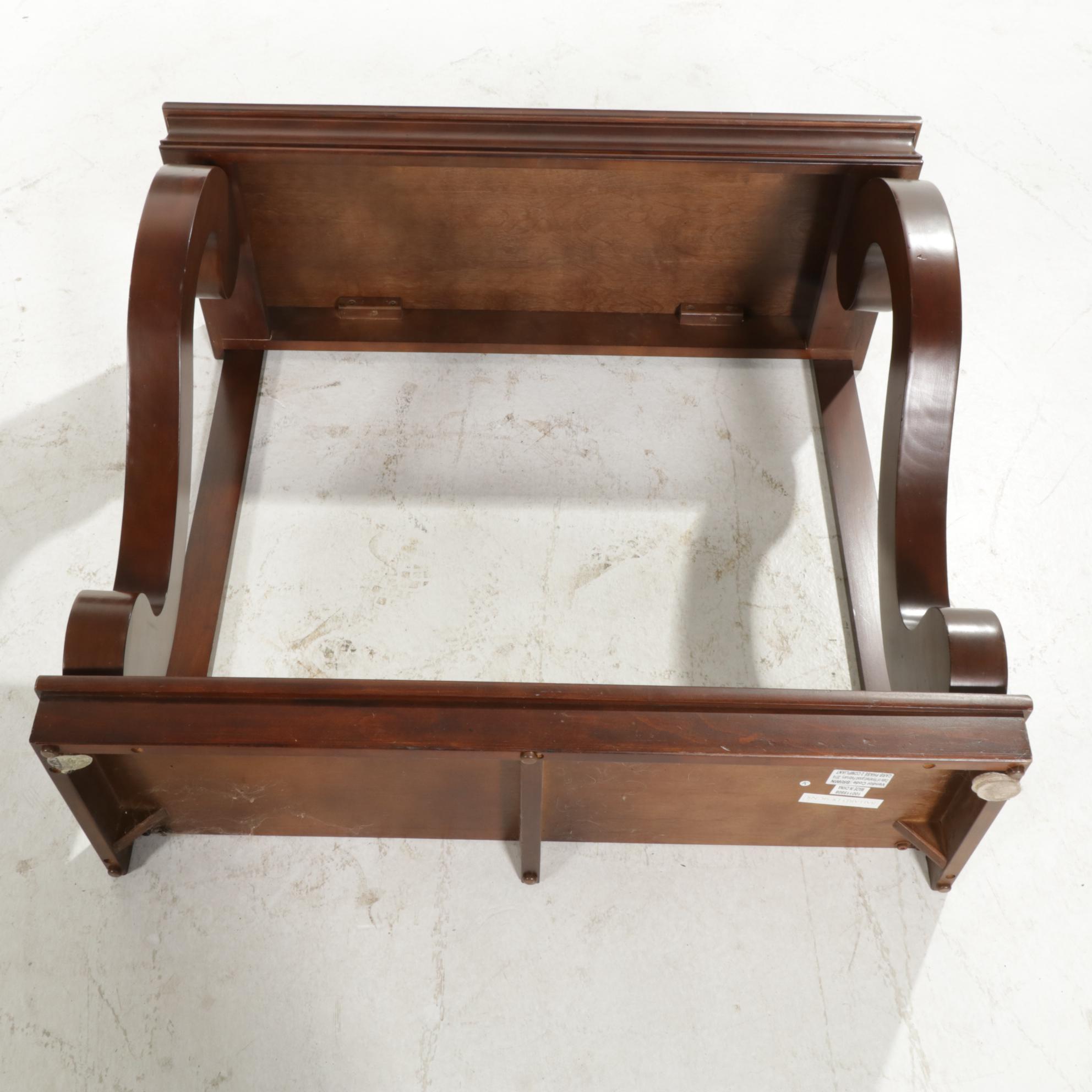 Ballard Designs Empire Style Mahogany Finished Hall Table | Everything ...