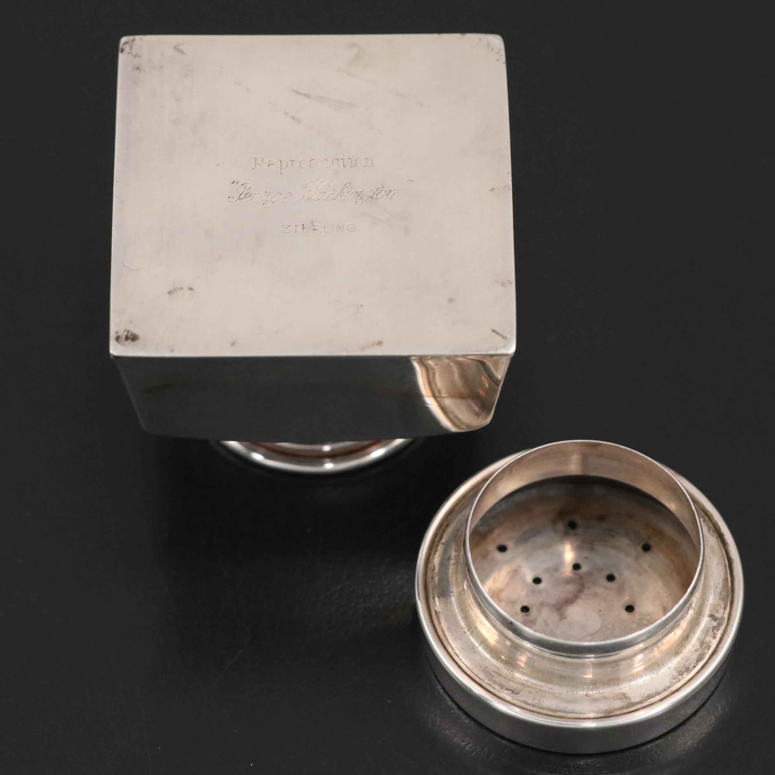 Baldwin & Miller Inc. "George Washington Reproduction" Sterling Silver ...