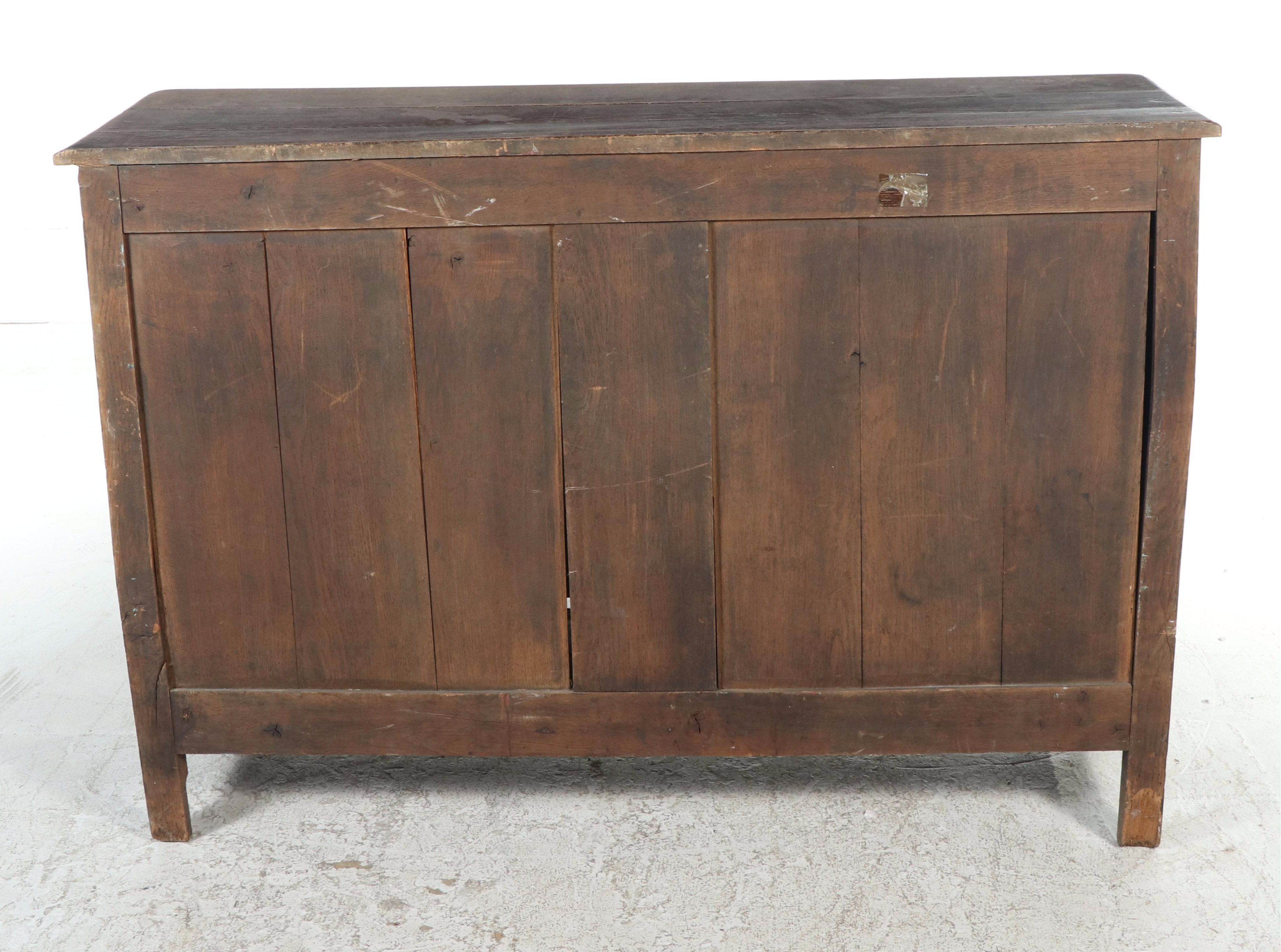 19th Century American Primitive Oak Sideboard | EBTH