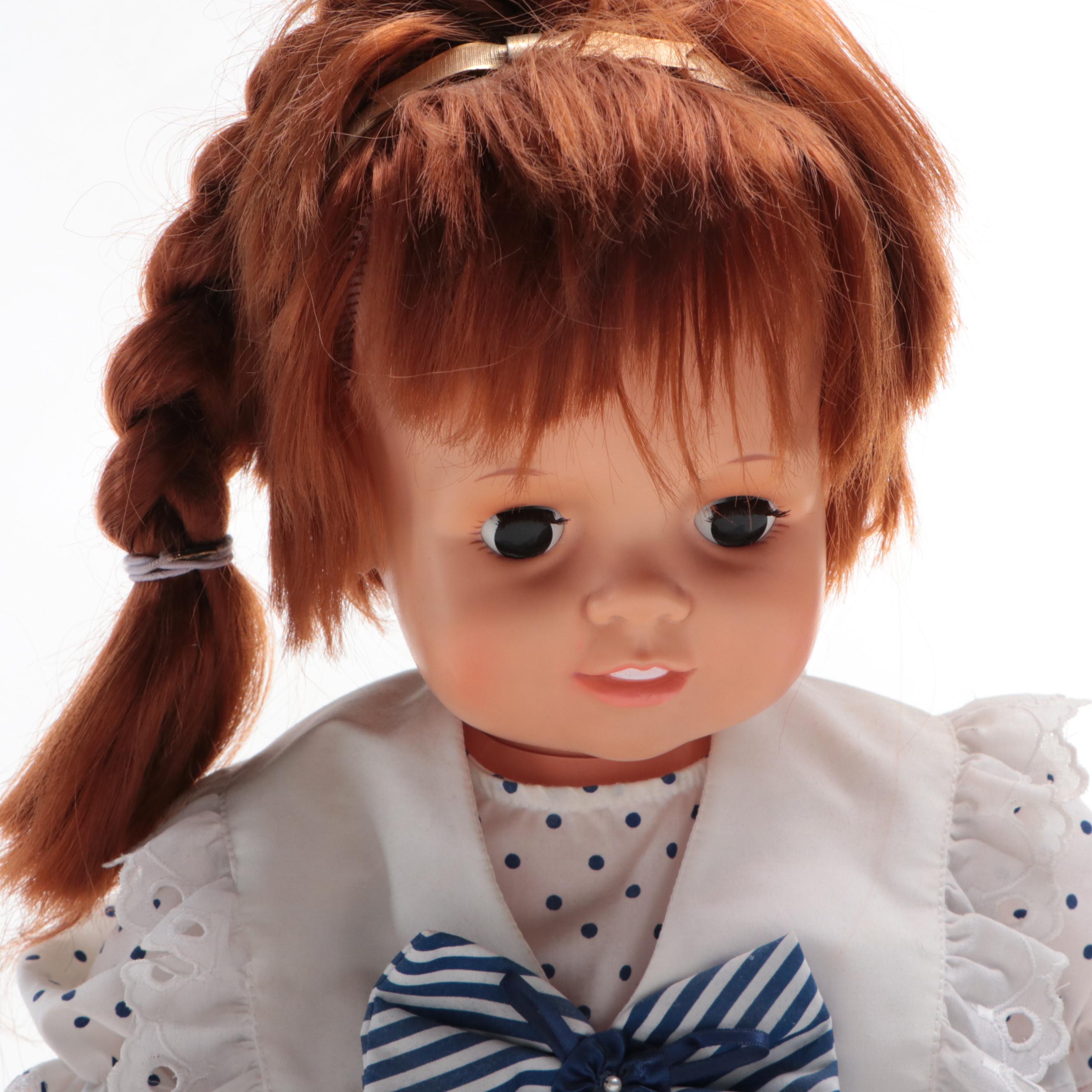 Mattel Coca-Cola Barbie "After the Walk" and Ideal "Baby Crissy" Dolls ...