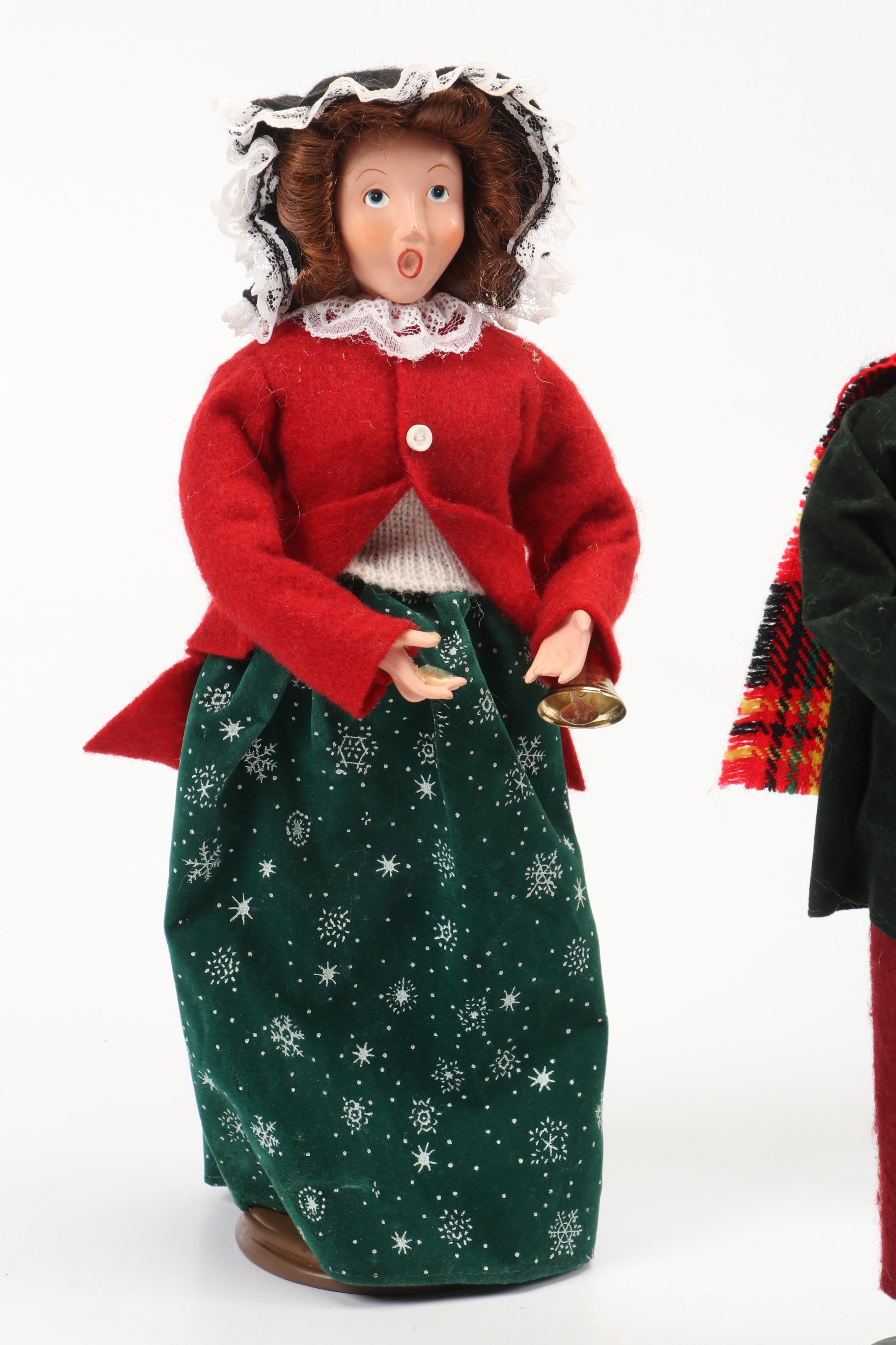 Buyers' Choice Resin and Fabric Christmas Caroler Figurines ...