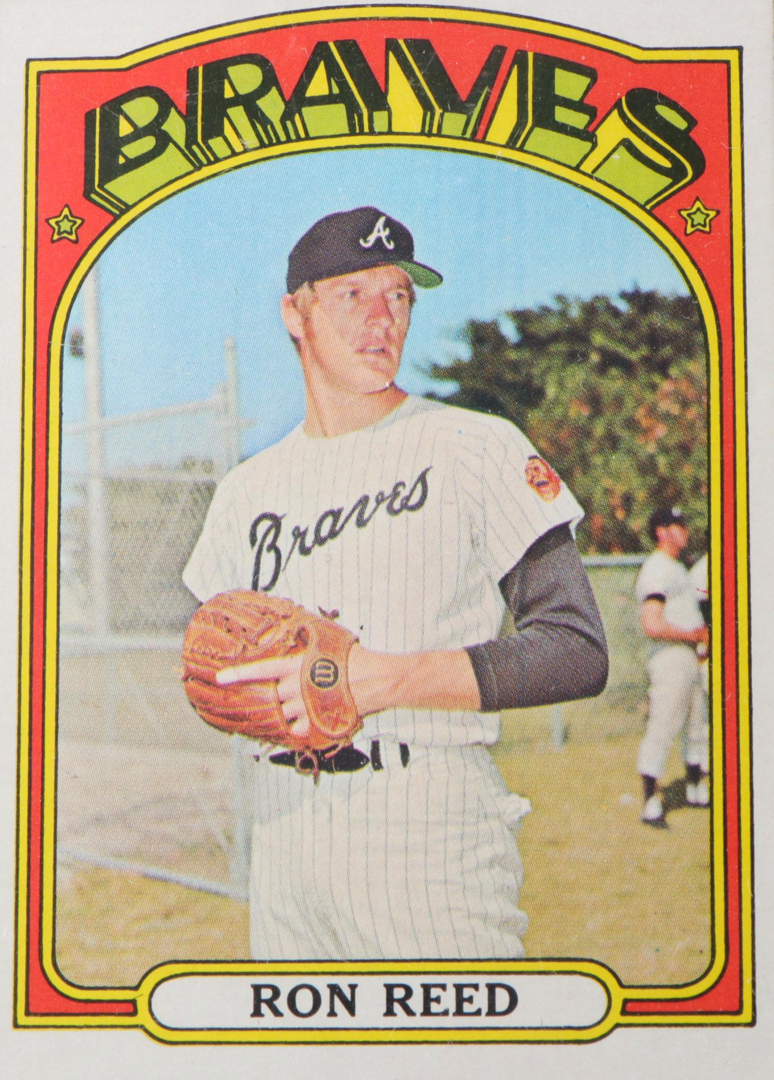 1972 Topps Ron Reed Atlanta Braves Baseball Card #787 Graded PSA 5 ...