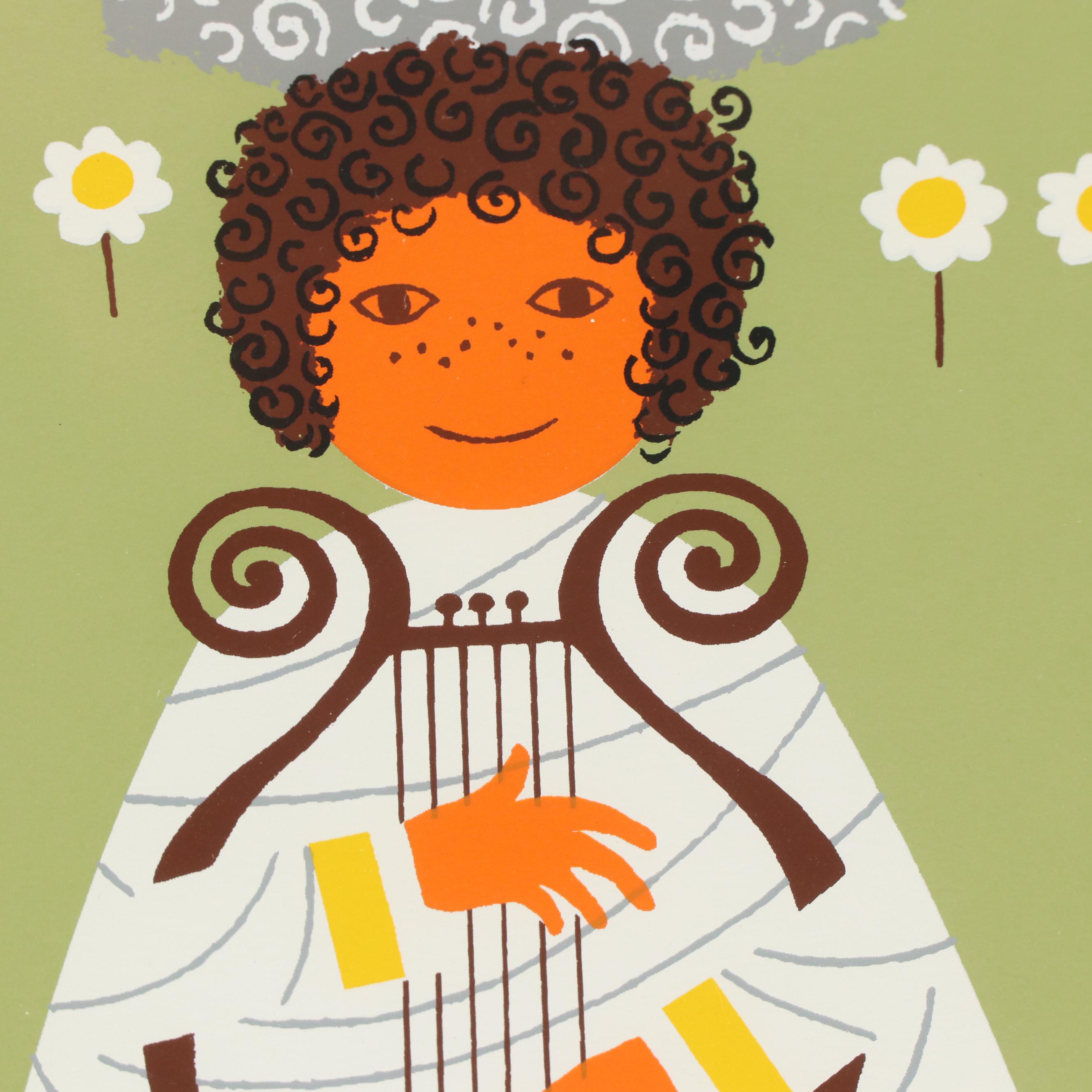 Edie Harper Serigraph "Little David" | Everything But The House