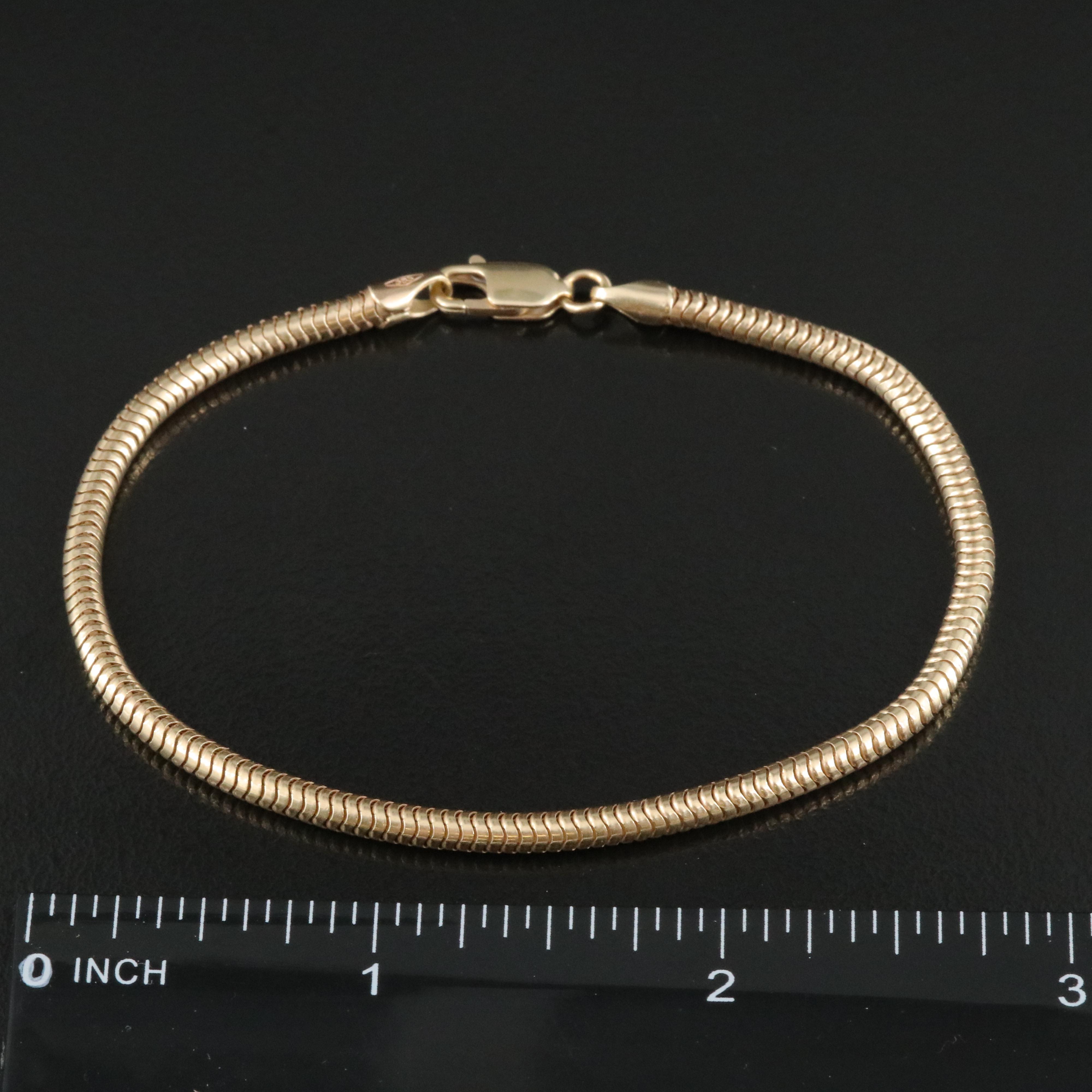 14K Snake Link Bracelet | Everything But The House