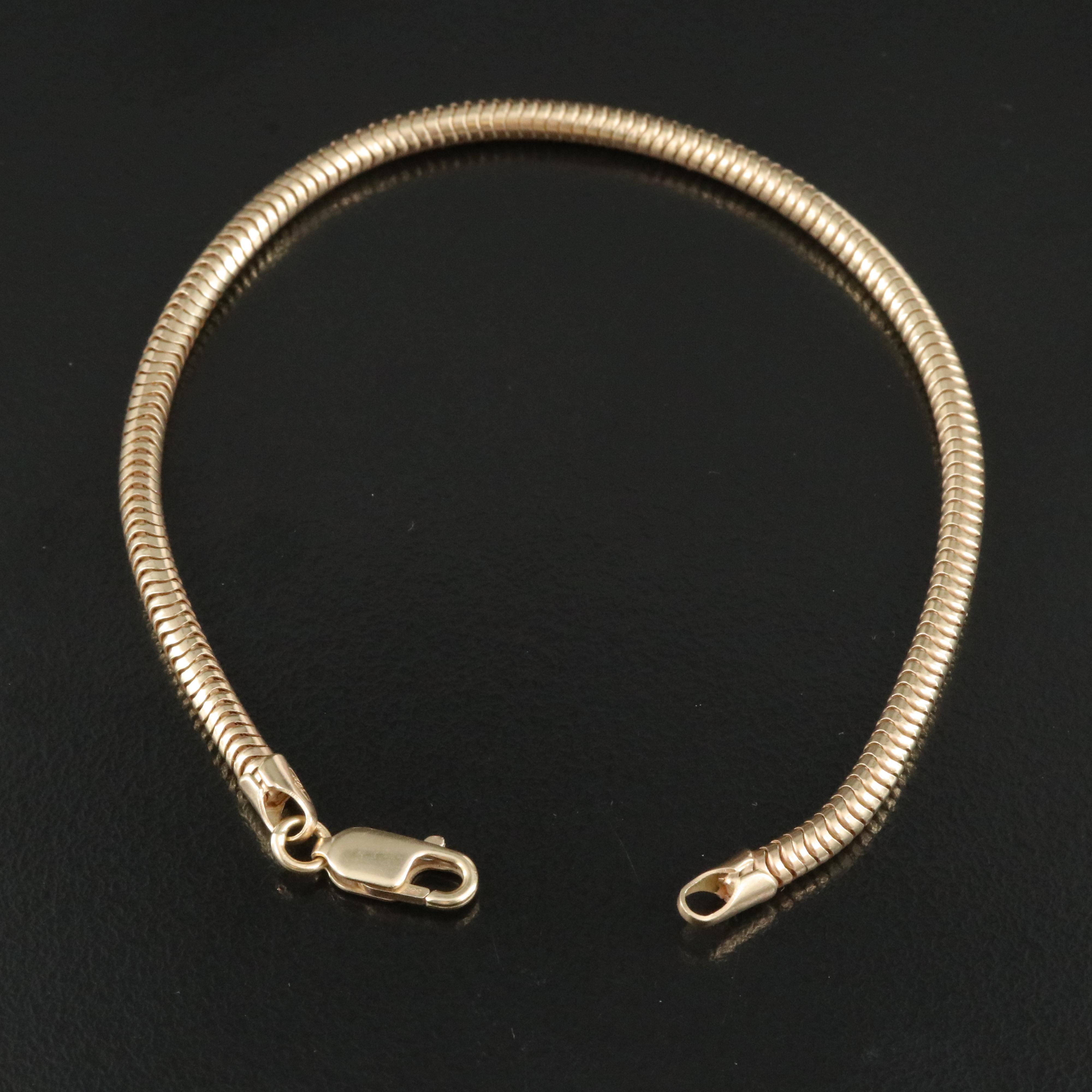 14K Snake Link Bracelet | Everything But The House