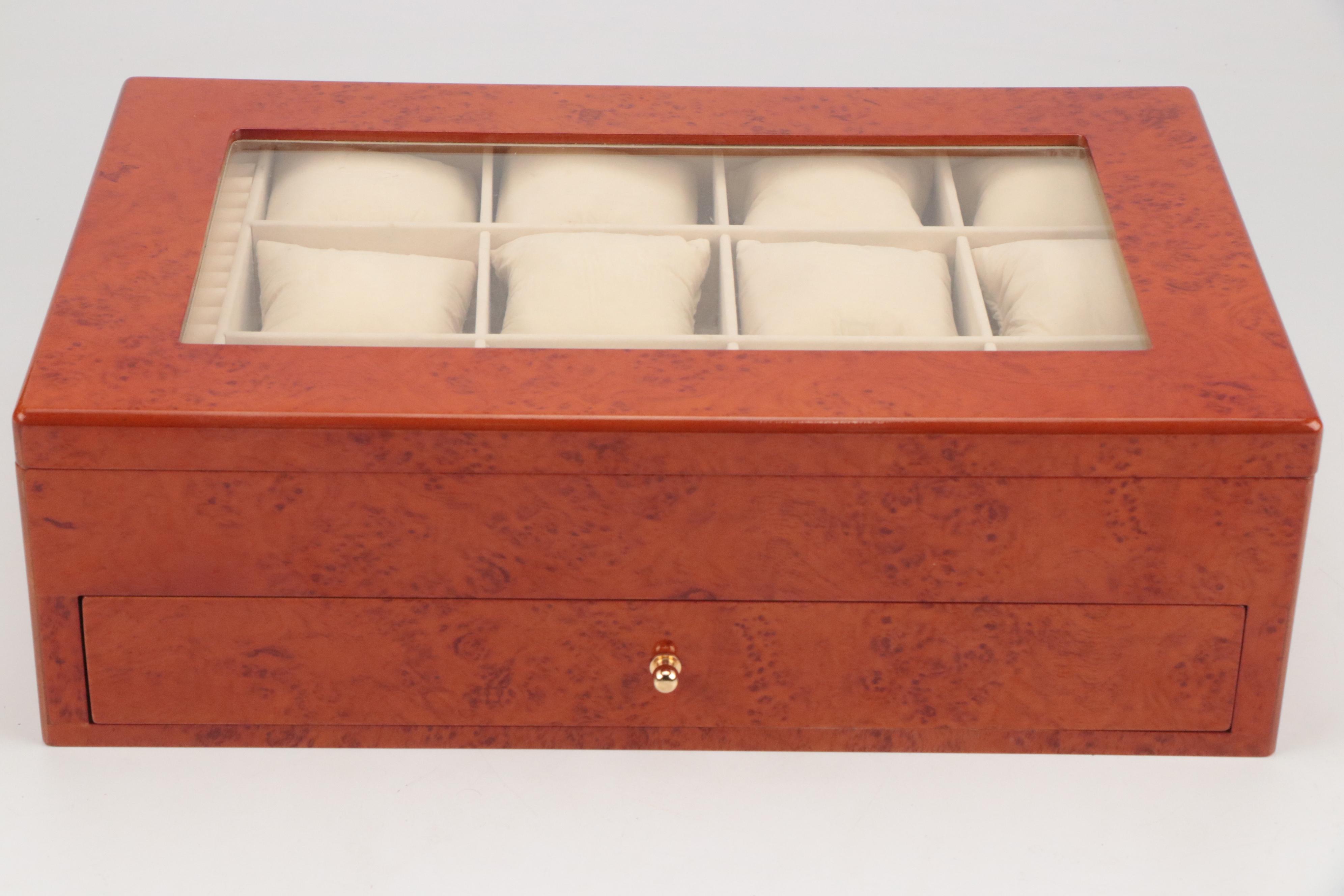 Birdseye Maple Finish Watch Case | Everything But The House