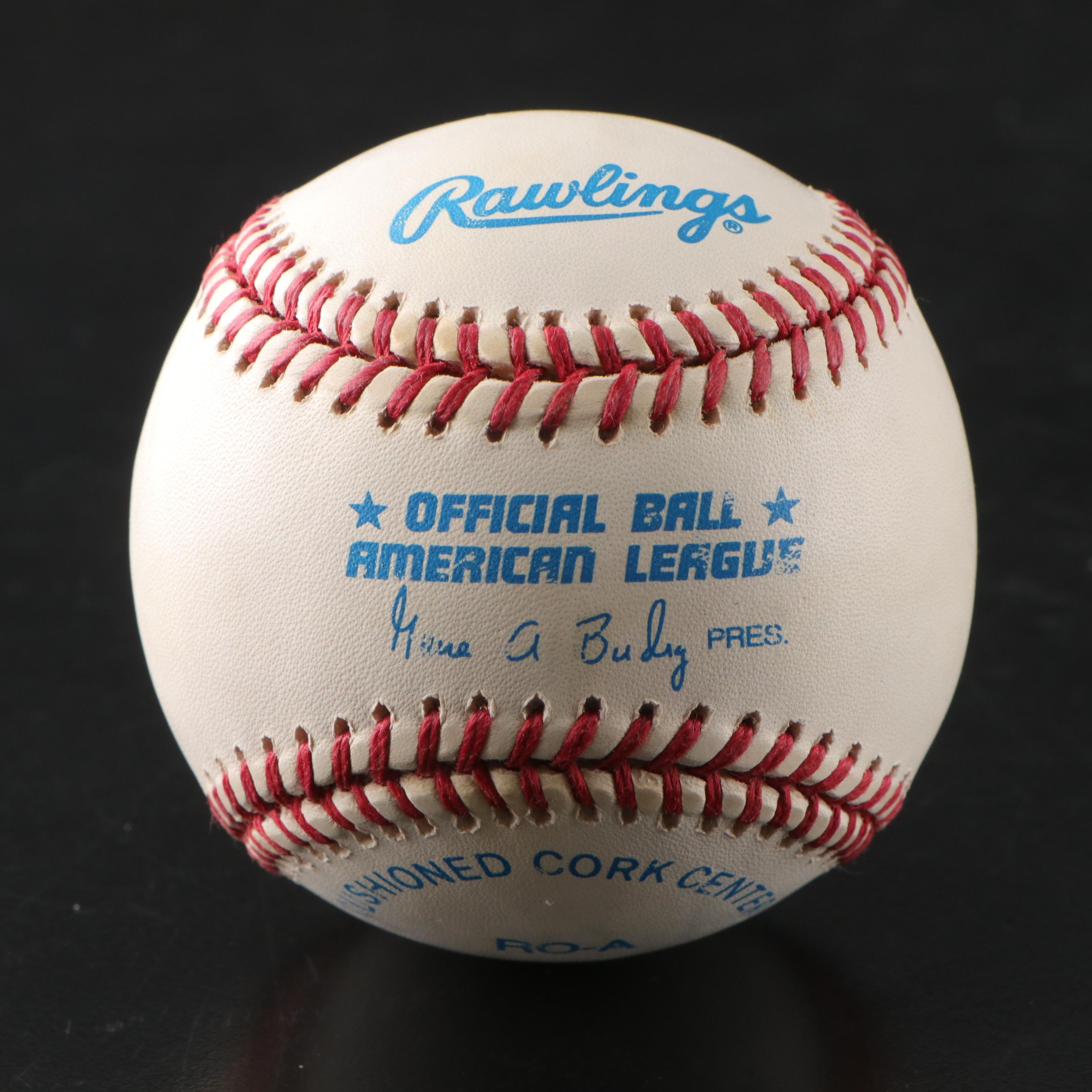 Ken Griffey Jr. Signed Rawlings Official American League Baseball ...