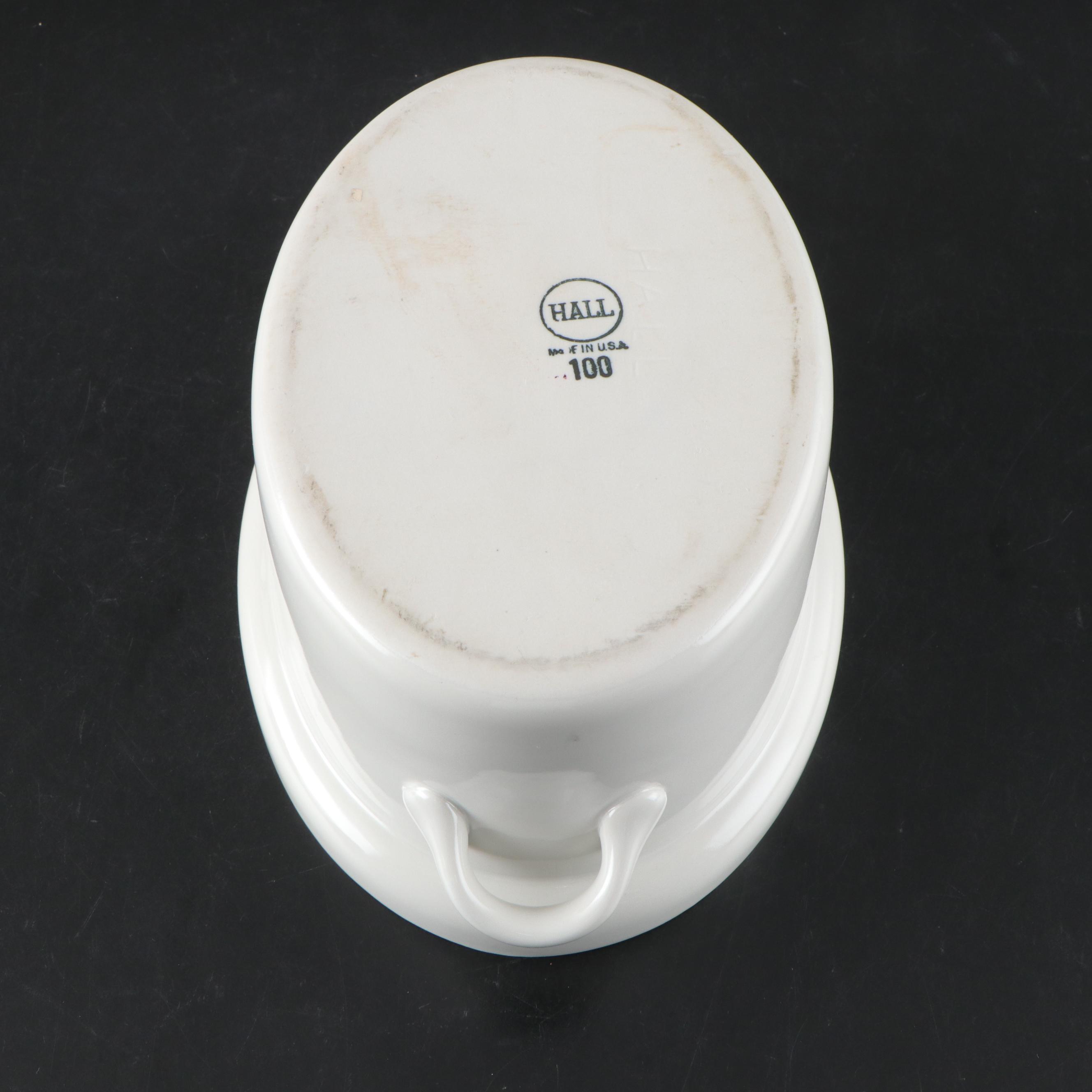 Hall Bird Motif Ceramic Lidded Bowl with Franciscan Ceramic Lidded Bowl ...