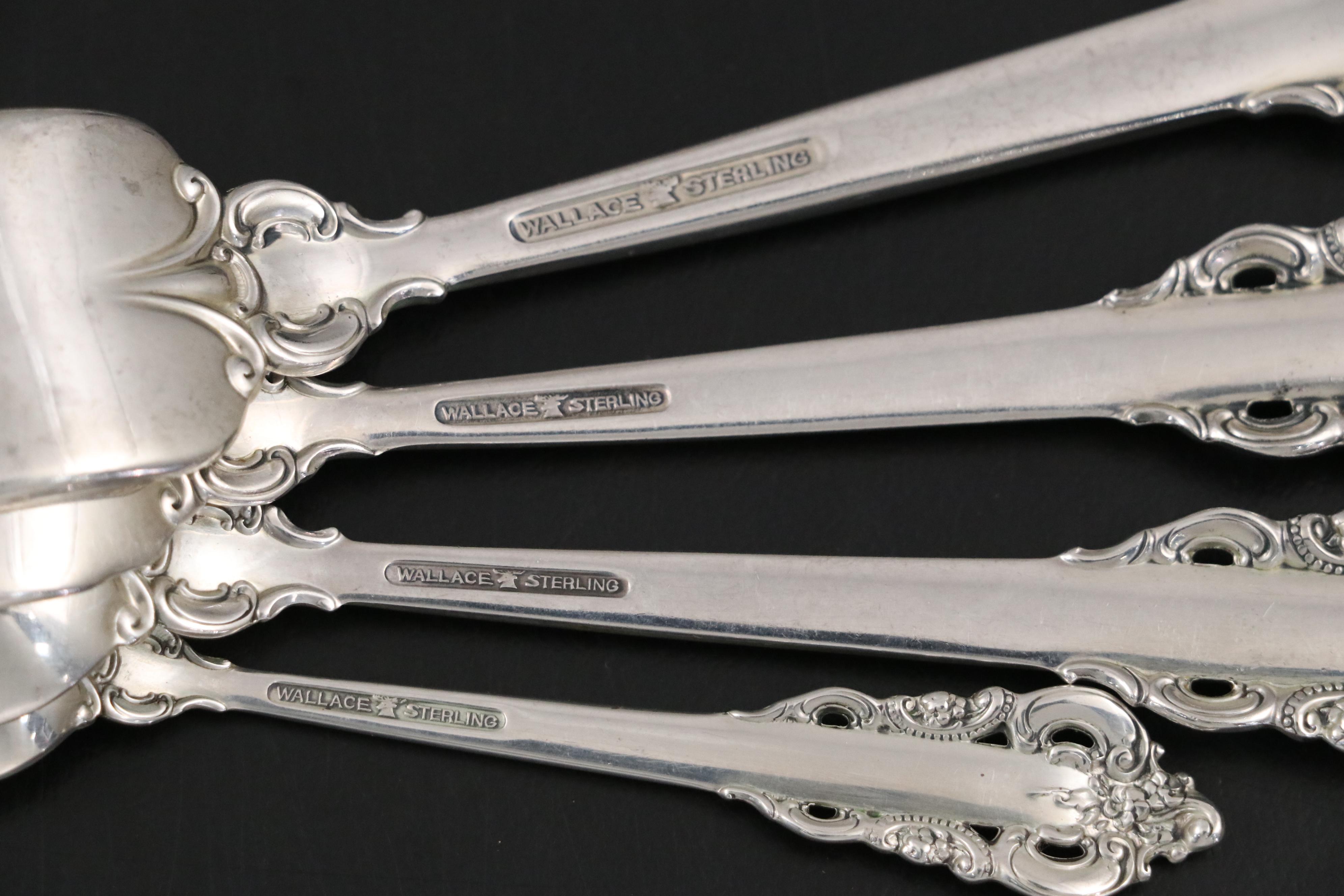Wallace "Grande Baroque" Sterling Silver Flatware | Everything But The ...