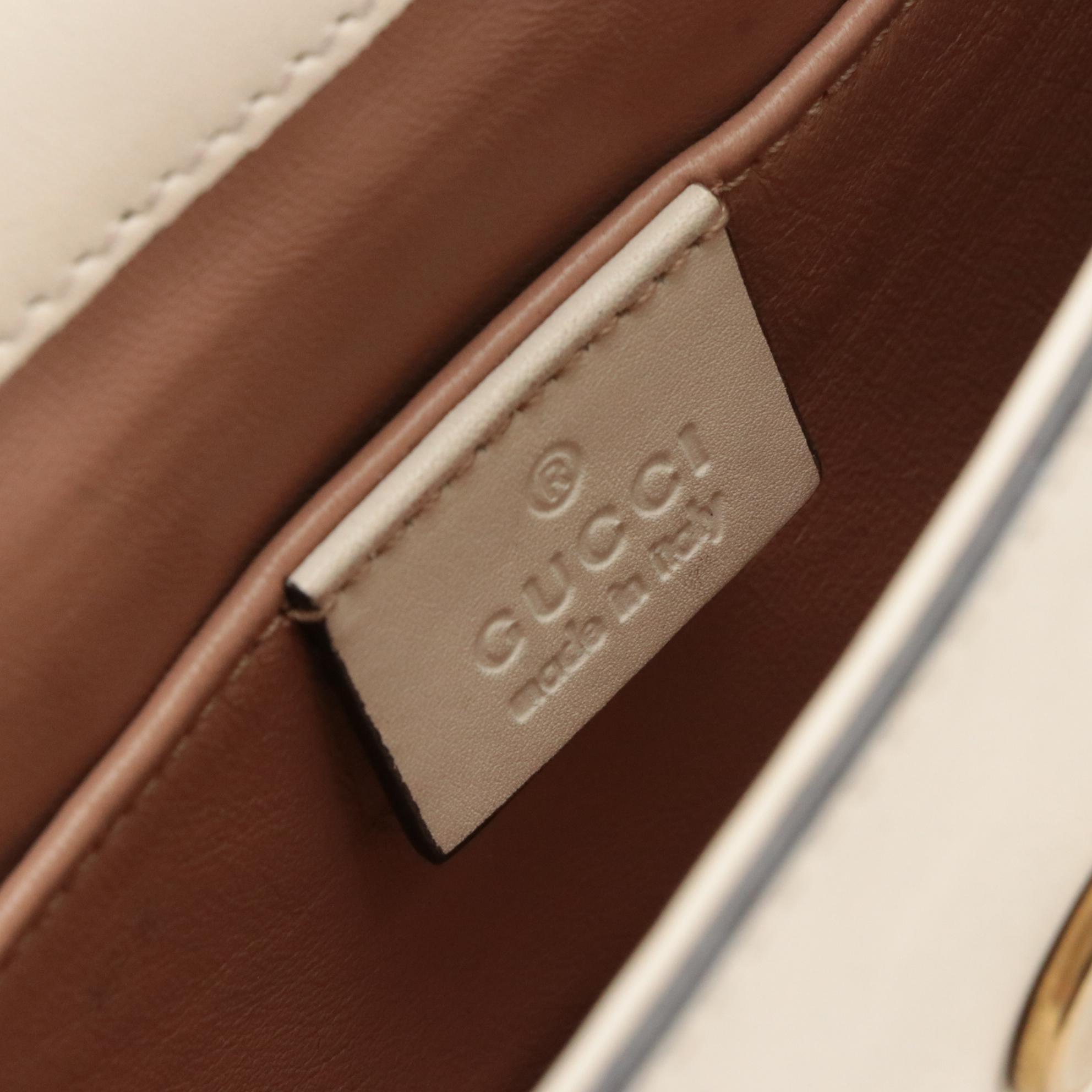 Gucci Queen Margaret Broadway Embellished Bee Leather Front-Flap ...