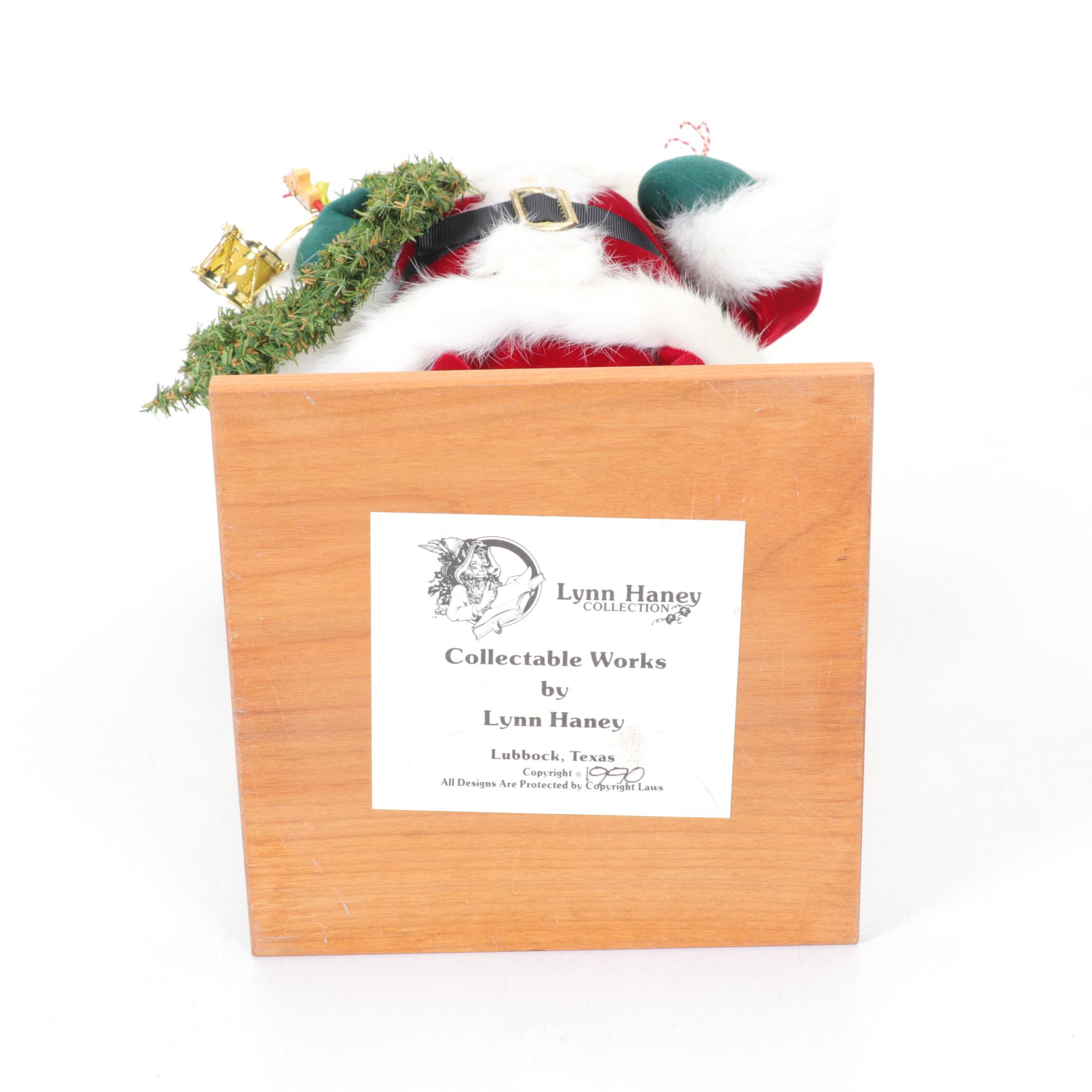 "Jolly Old Santa" Handmade Figure by Lynn Haney, 1991 | Everything But The House