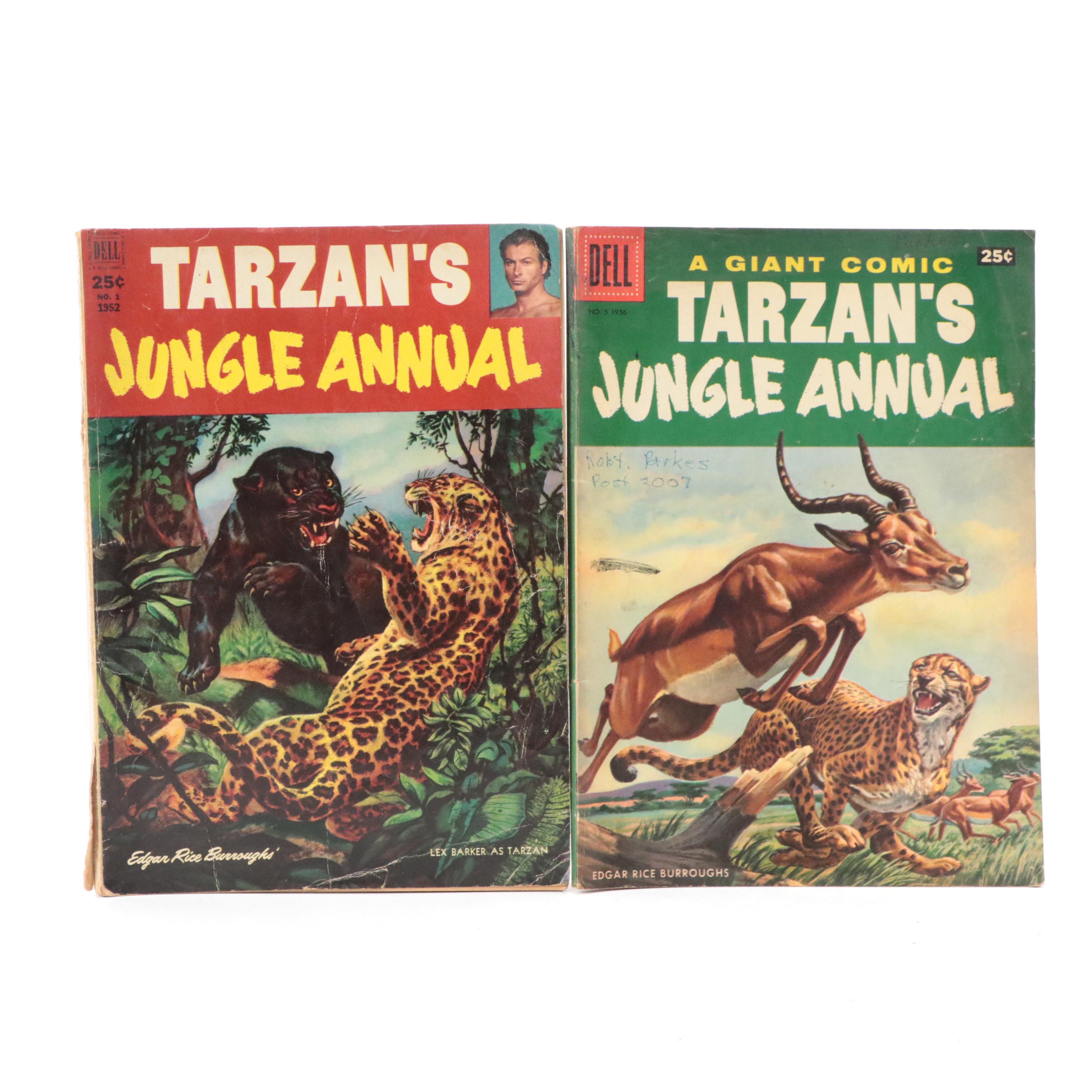 Edgar Rice Burroughs' "Tarzan" Comic Book Collection, 1950s ...