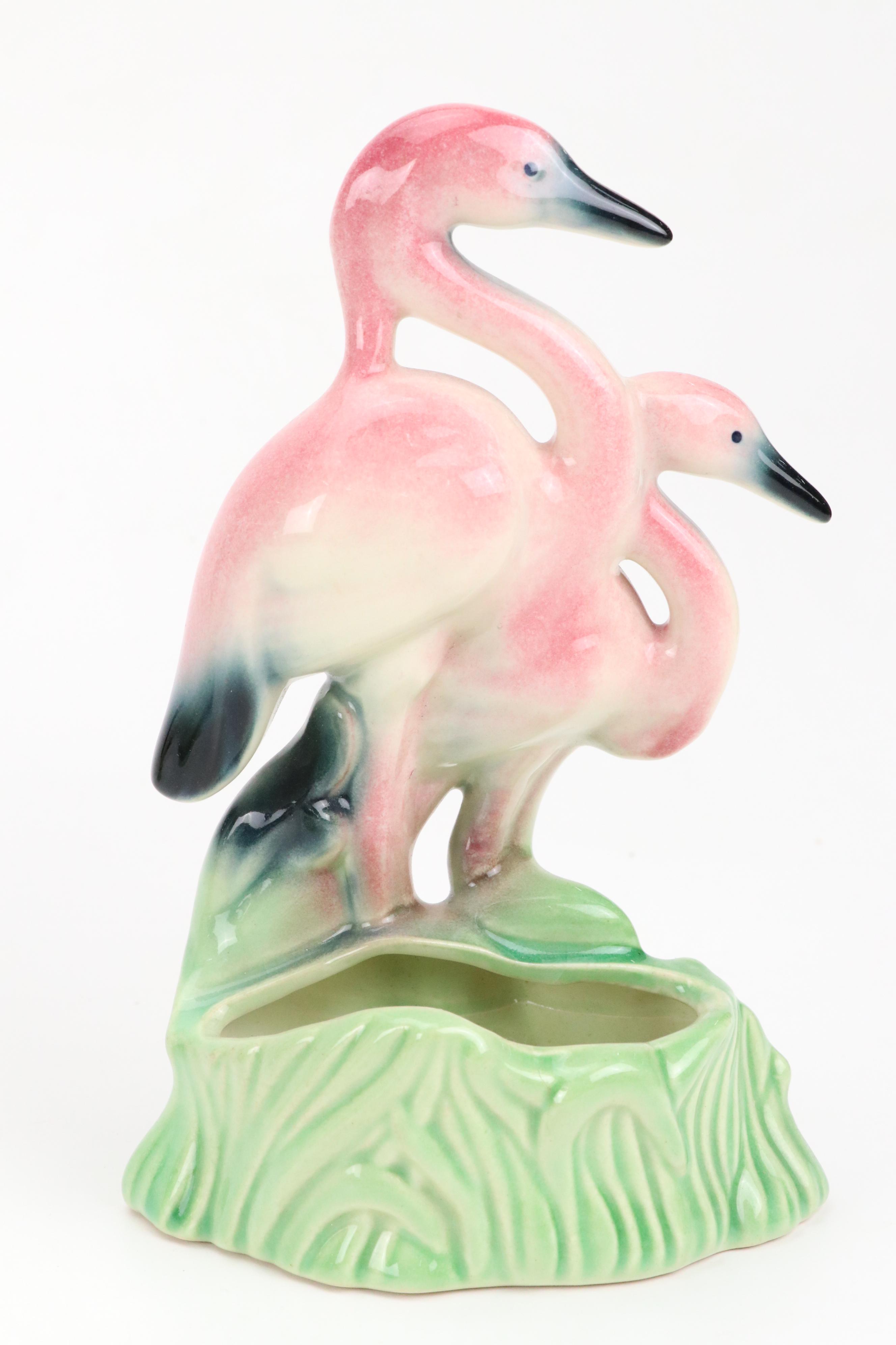 Pink Flamingo Ceramic Planters | Everything But The House