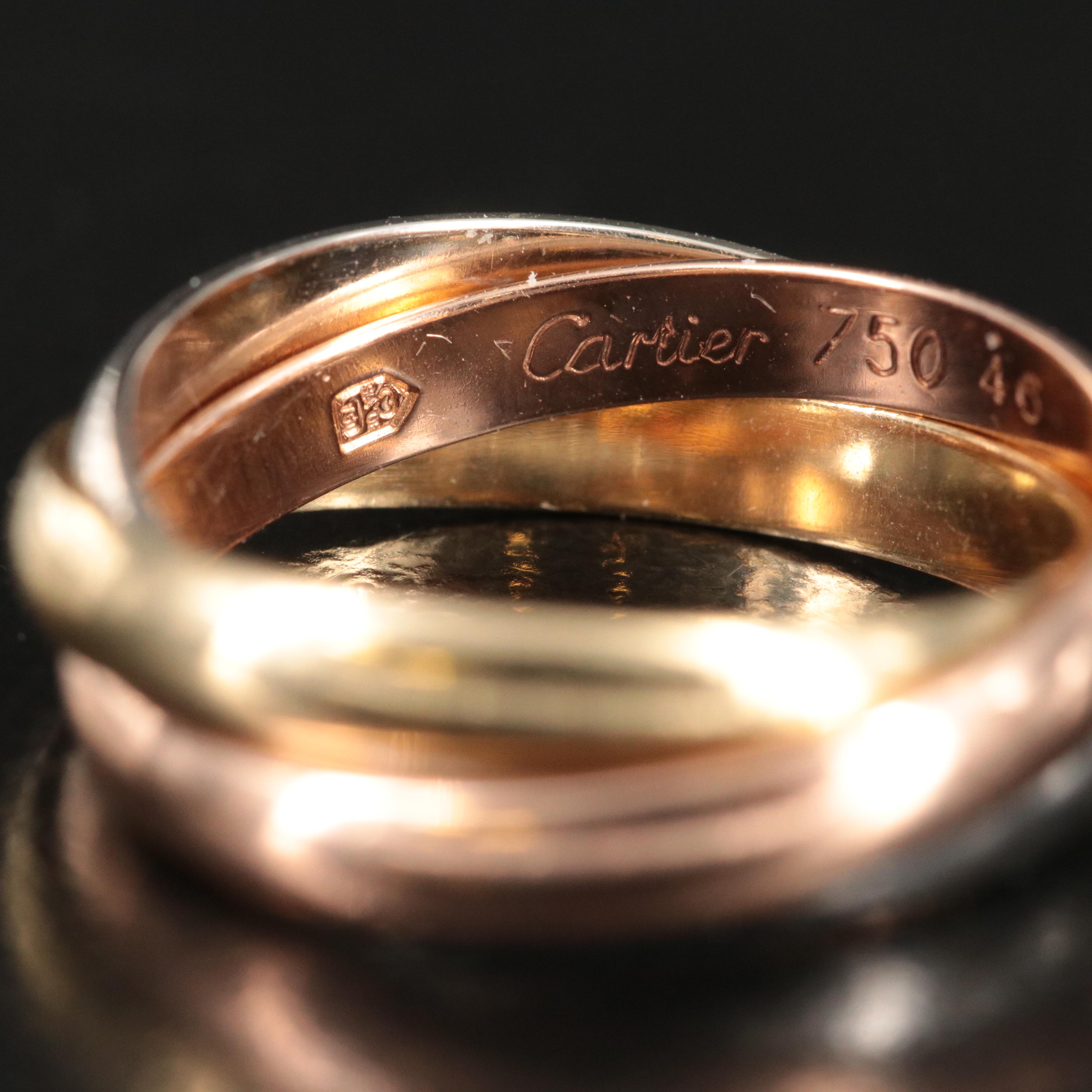 Cartier Trinity 18K Tri-Color Ring | Everything But The House