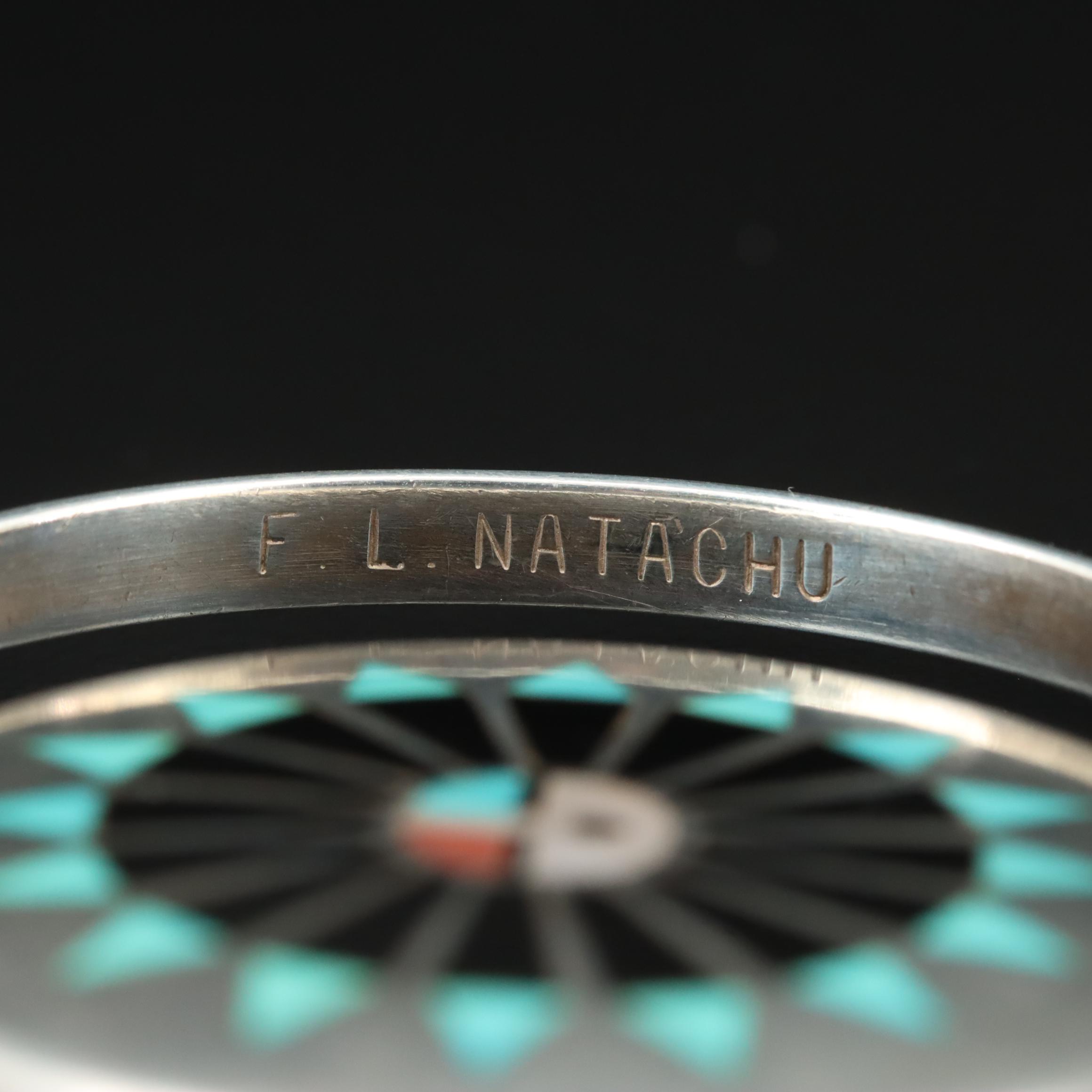 Fred & Lolita Natachu Zuni Sterling Spinner Sunface & Rainbow Spirit ...