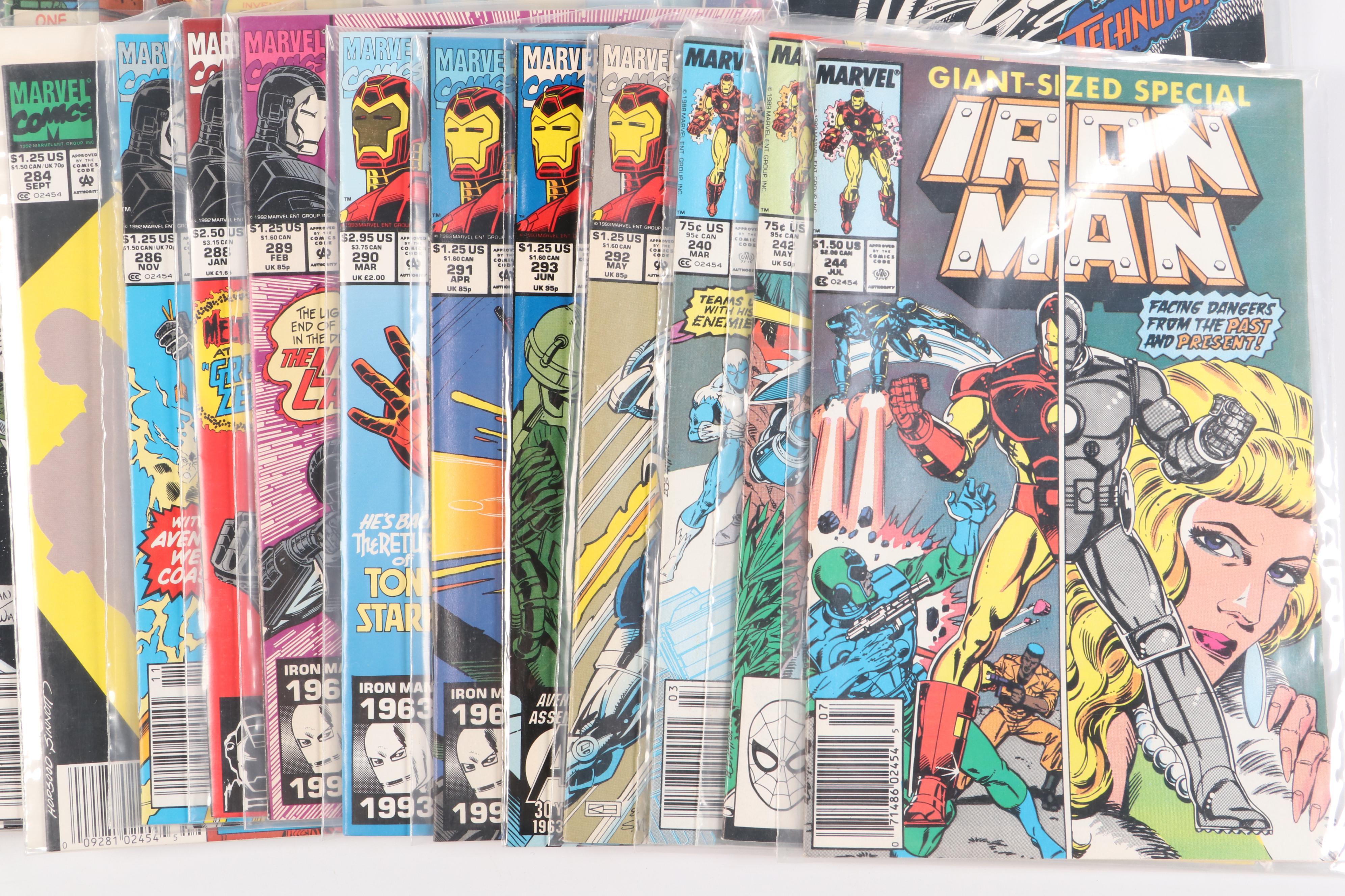 Bronze–Modern Age Comic Books Featuring "Spider-Man," "Iron Man," and ...