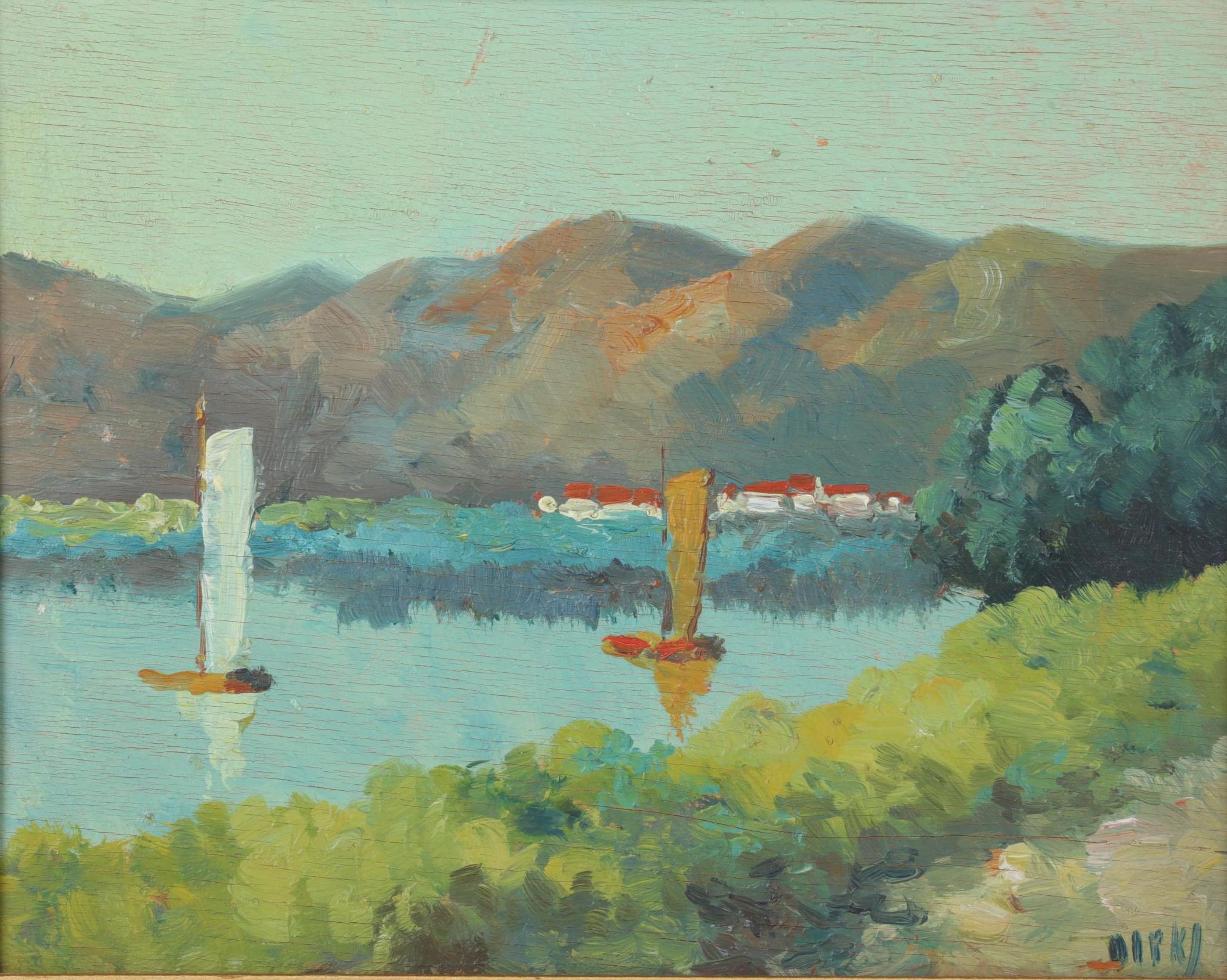 Andreas Dirks Maritime Scene Oil Painting | EBTH