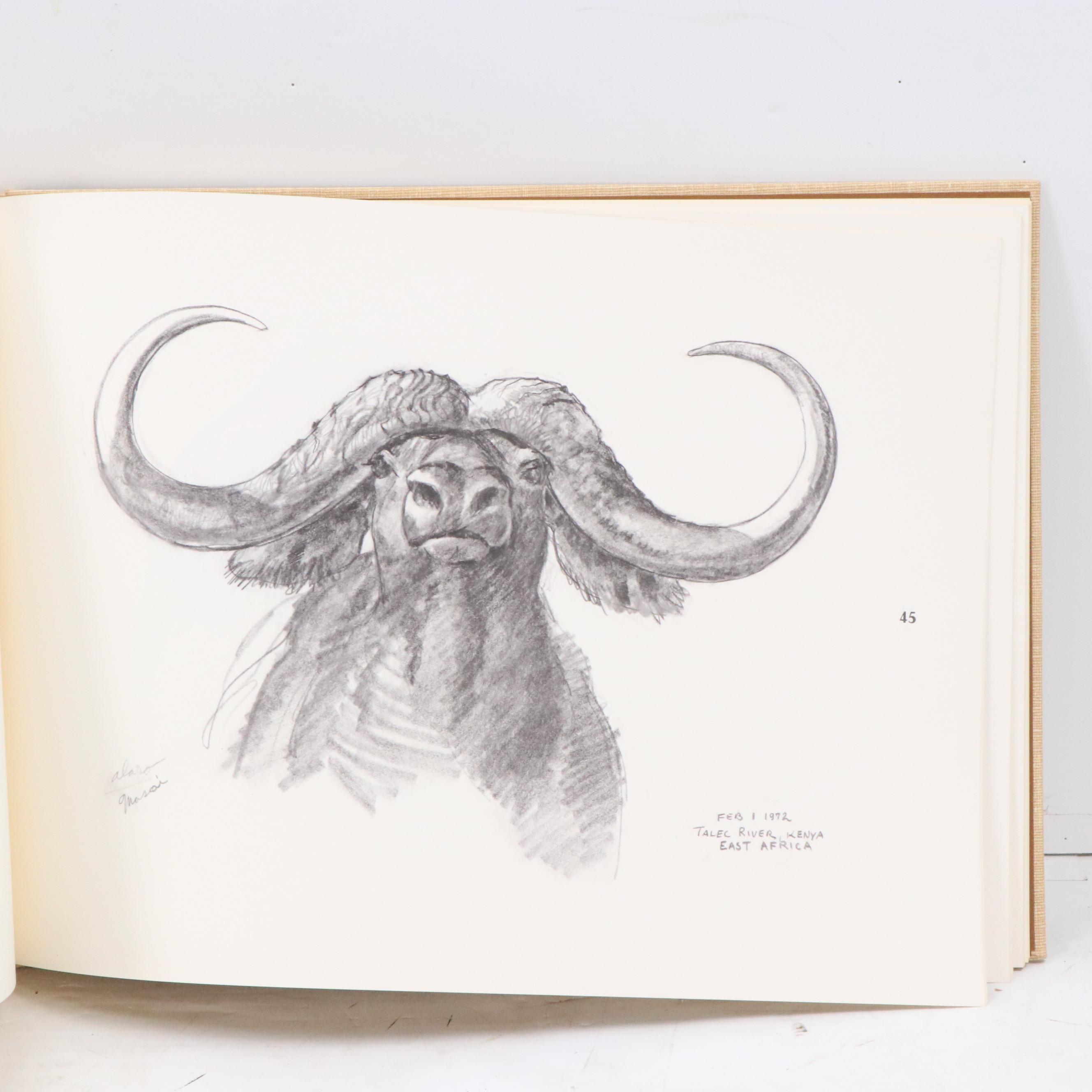 "Ray Harm's African Sketchbook" Edited by Robert Emmett McDowell, 1973 ...