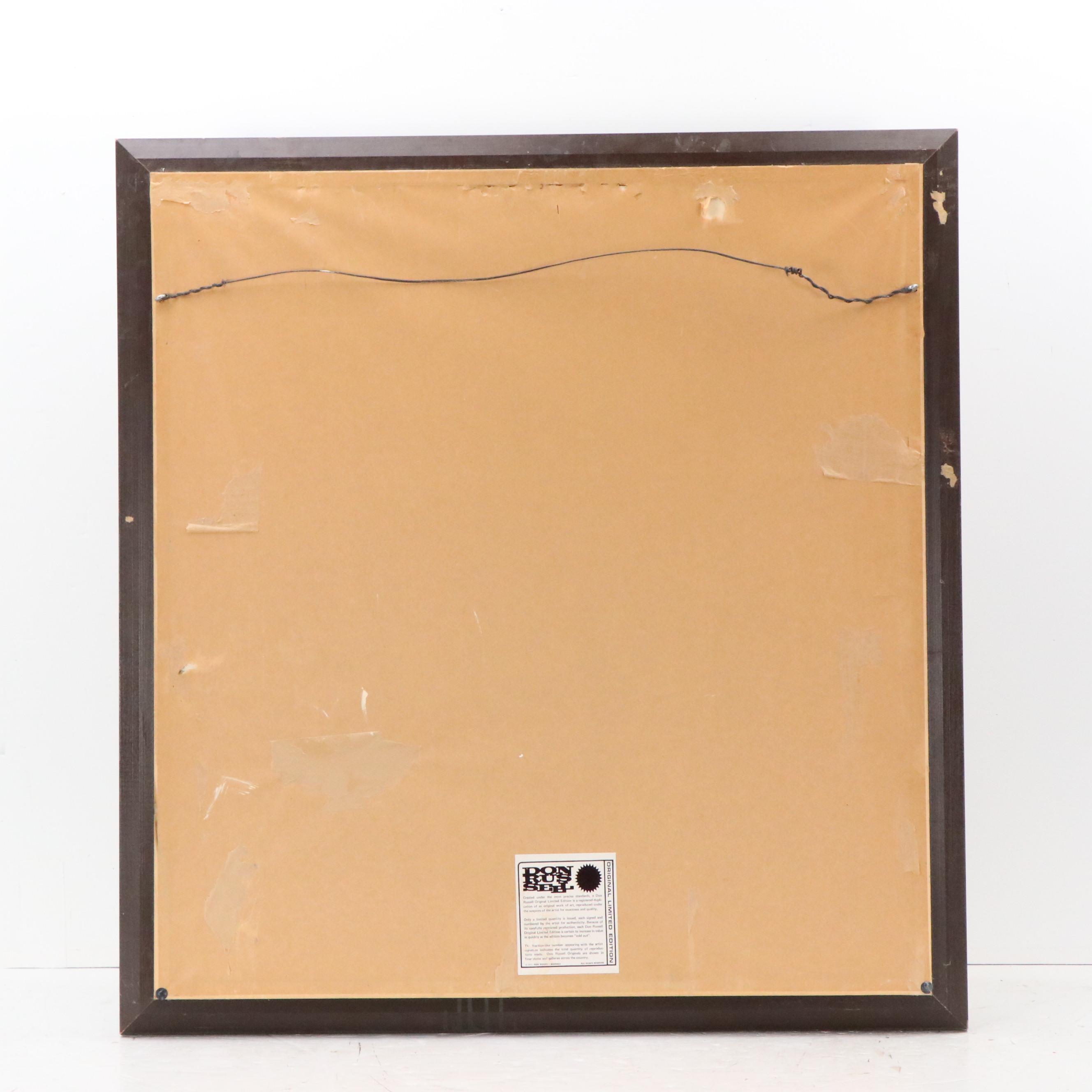 Greg Cook Offset Lithograph of Bengal Tiger | Everything But The House