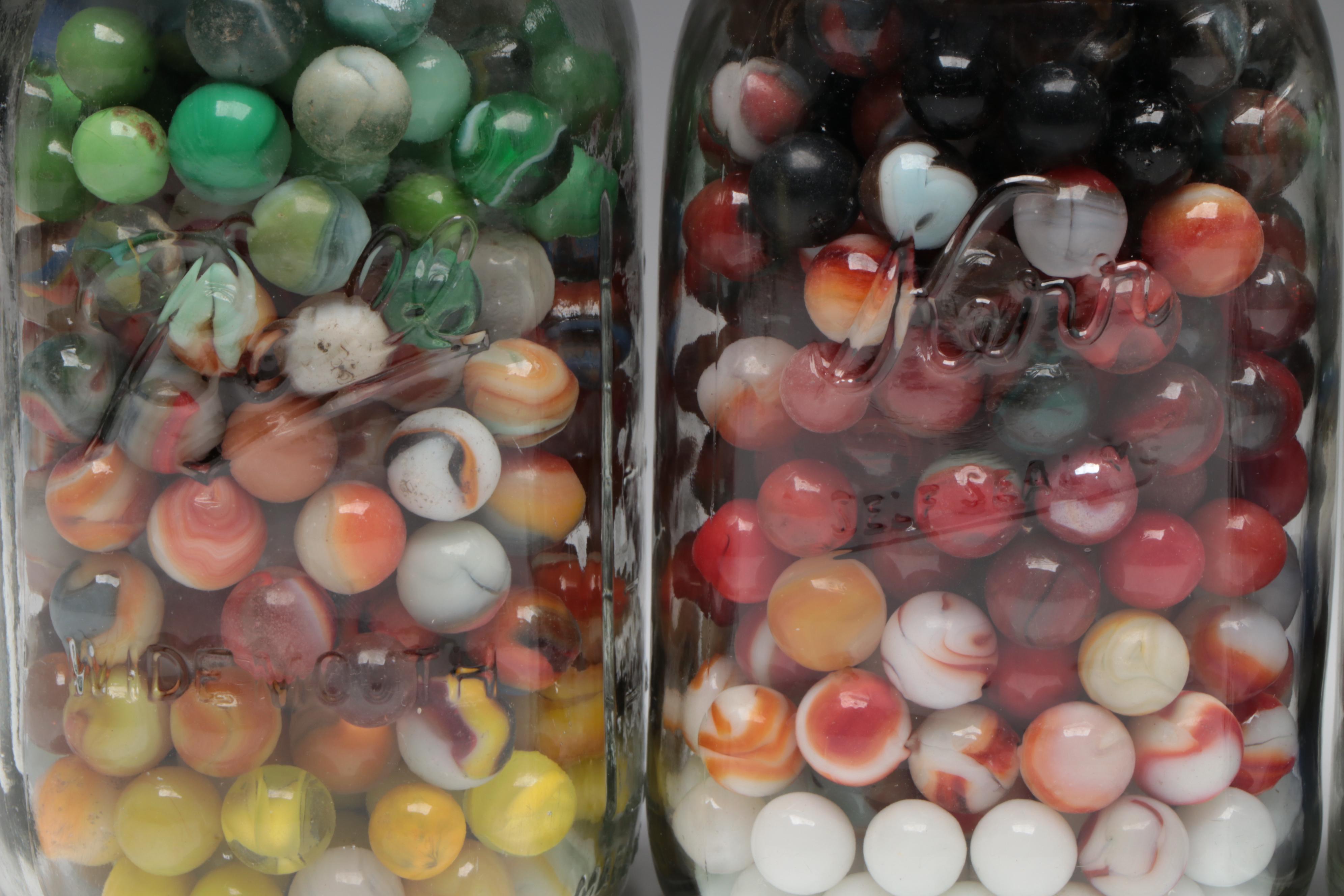 Machine-Made Glass, Uranium Glass, Bennington, and More Marbles | Everything But The House