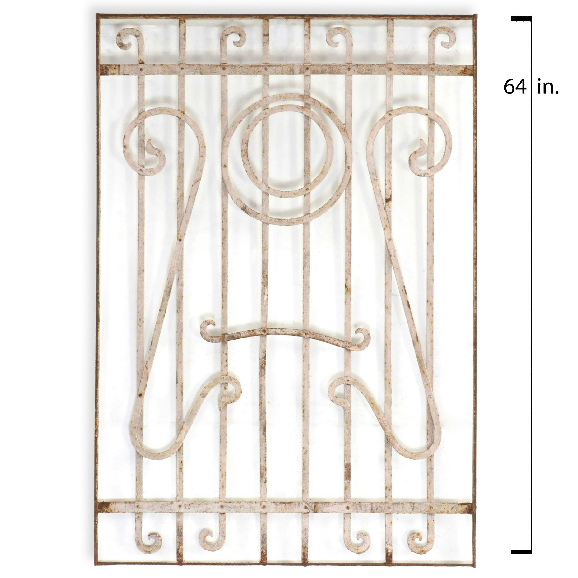 Late Victorian Hand-Forged Wrought Iron Window Grate | EBTH