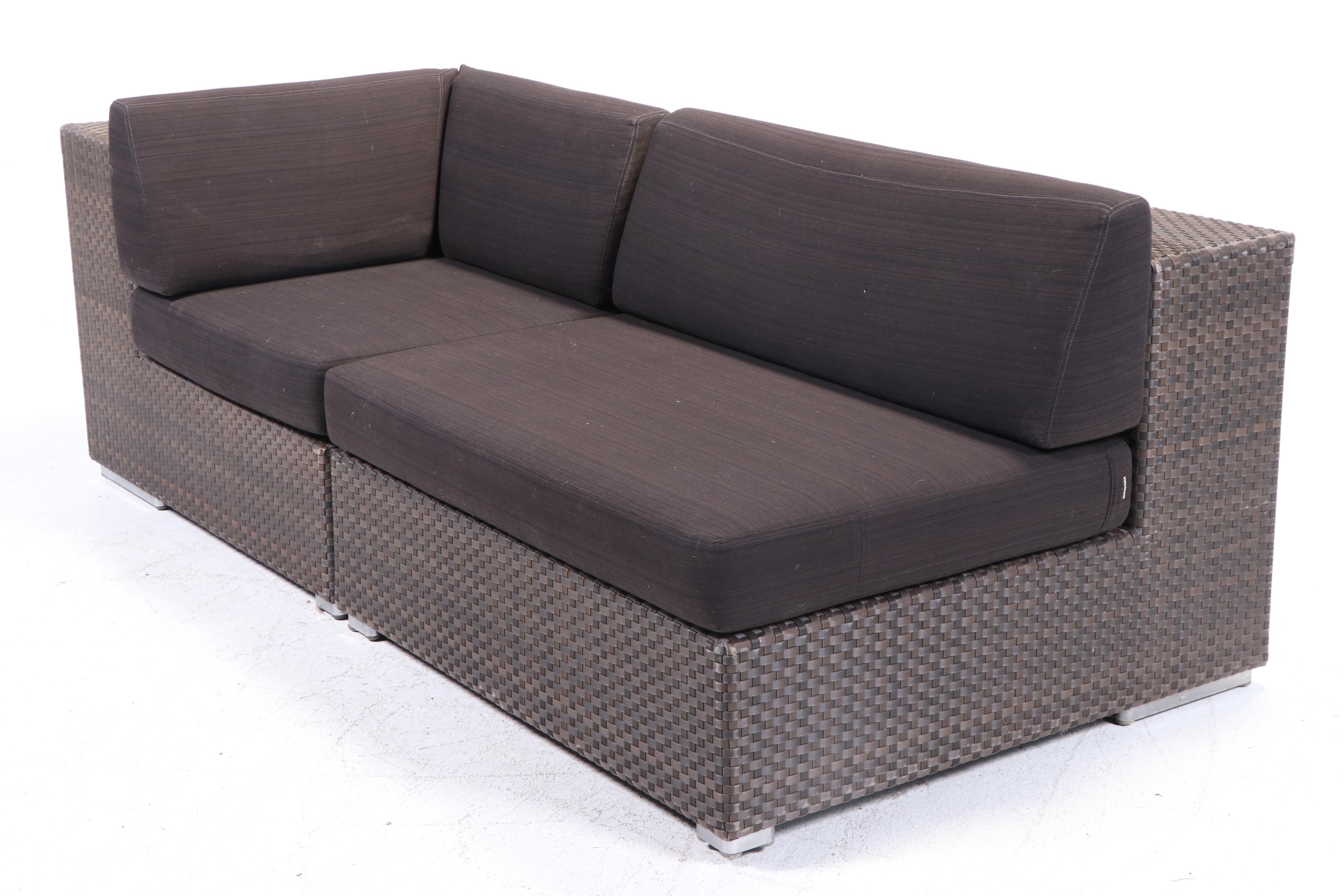 Dedon Contemporary Patio Sectional Sofa | Everything But The House