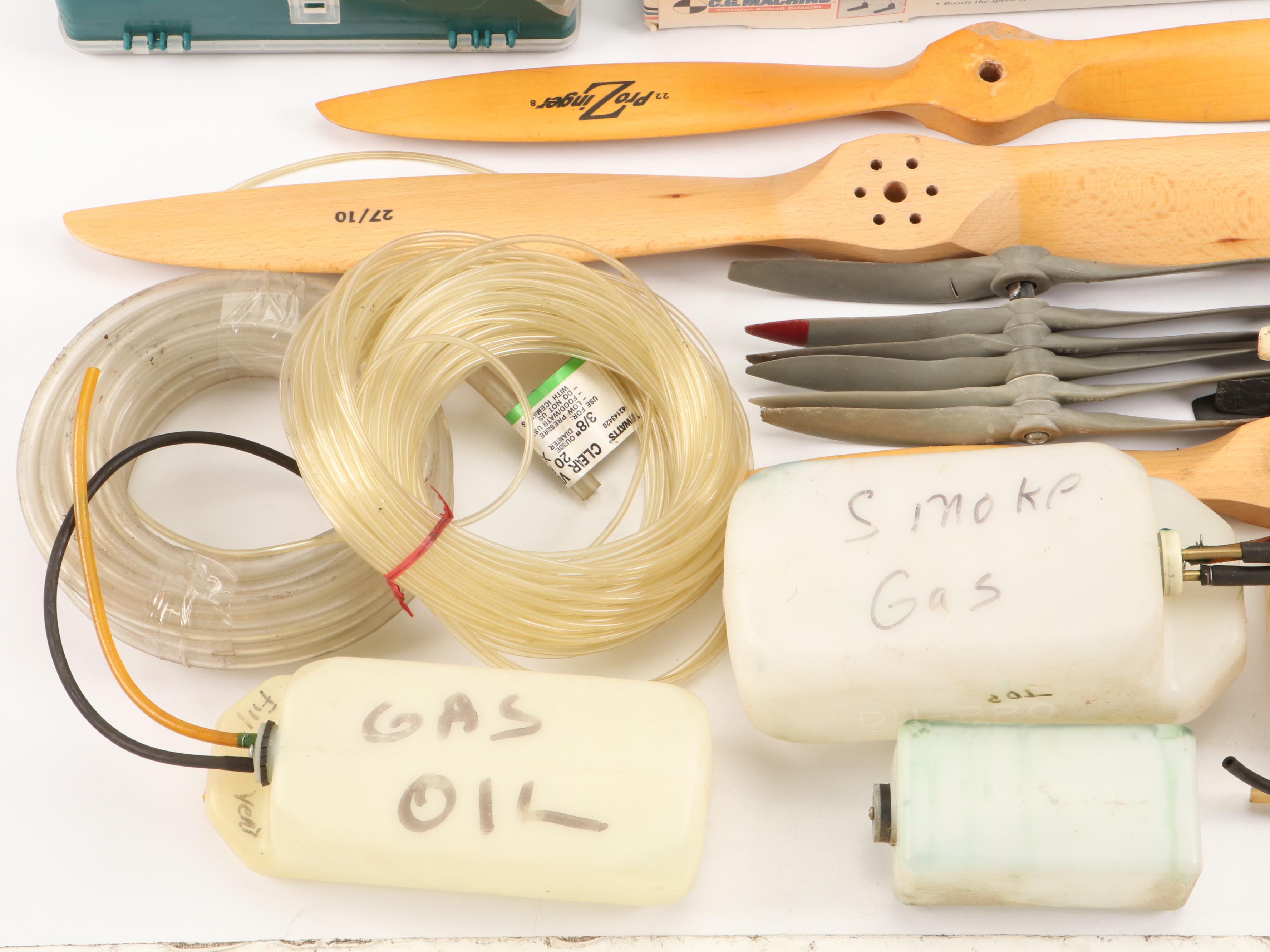 Model Airplane Propellers, Fuel Lines, Engine Mounts and Other ...