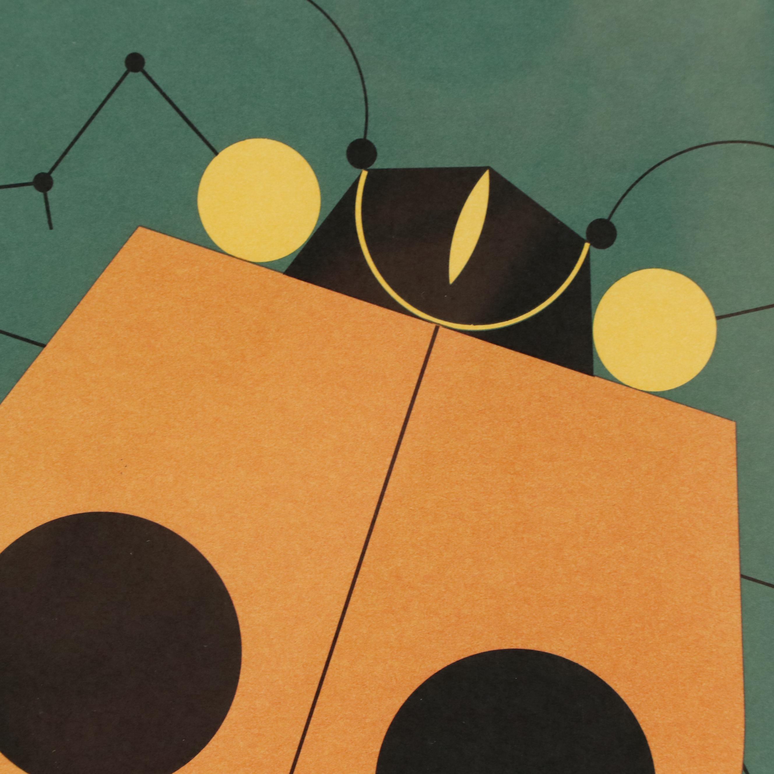 Charley Harper Lithograph "Ladybug" | Everything But The House