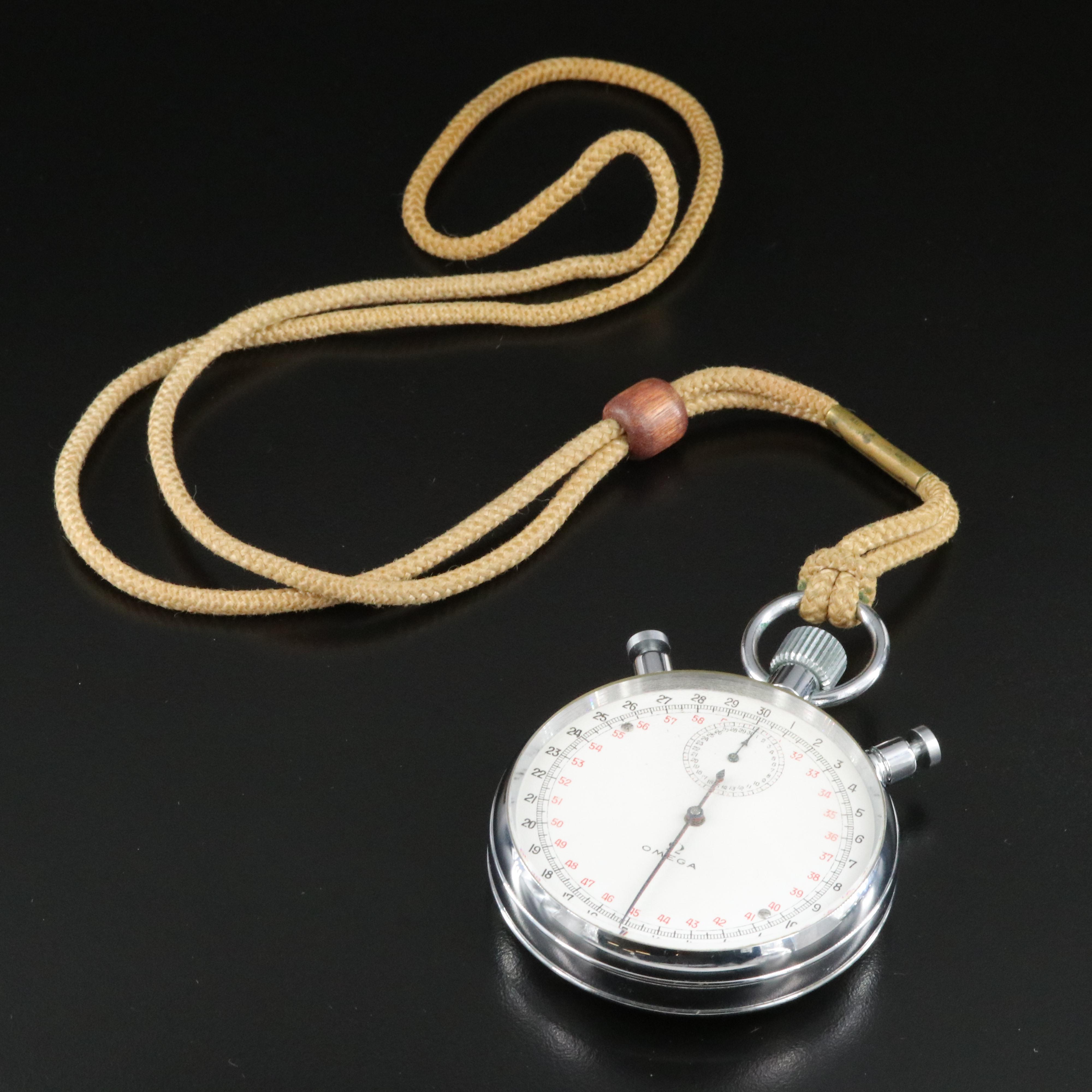 Vintage Omega Olympic Split-Seconds Rattrappante Chronograph Stopwatch ...