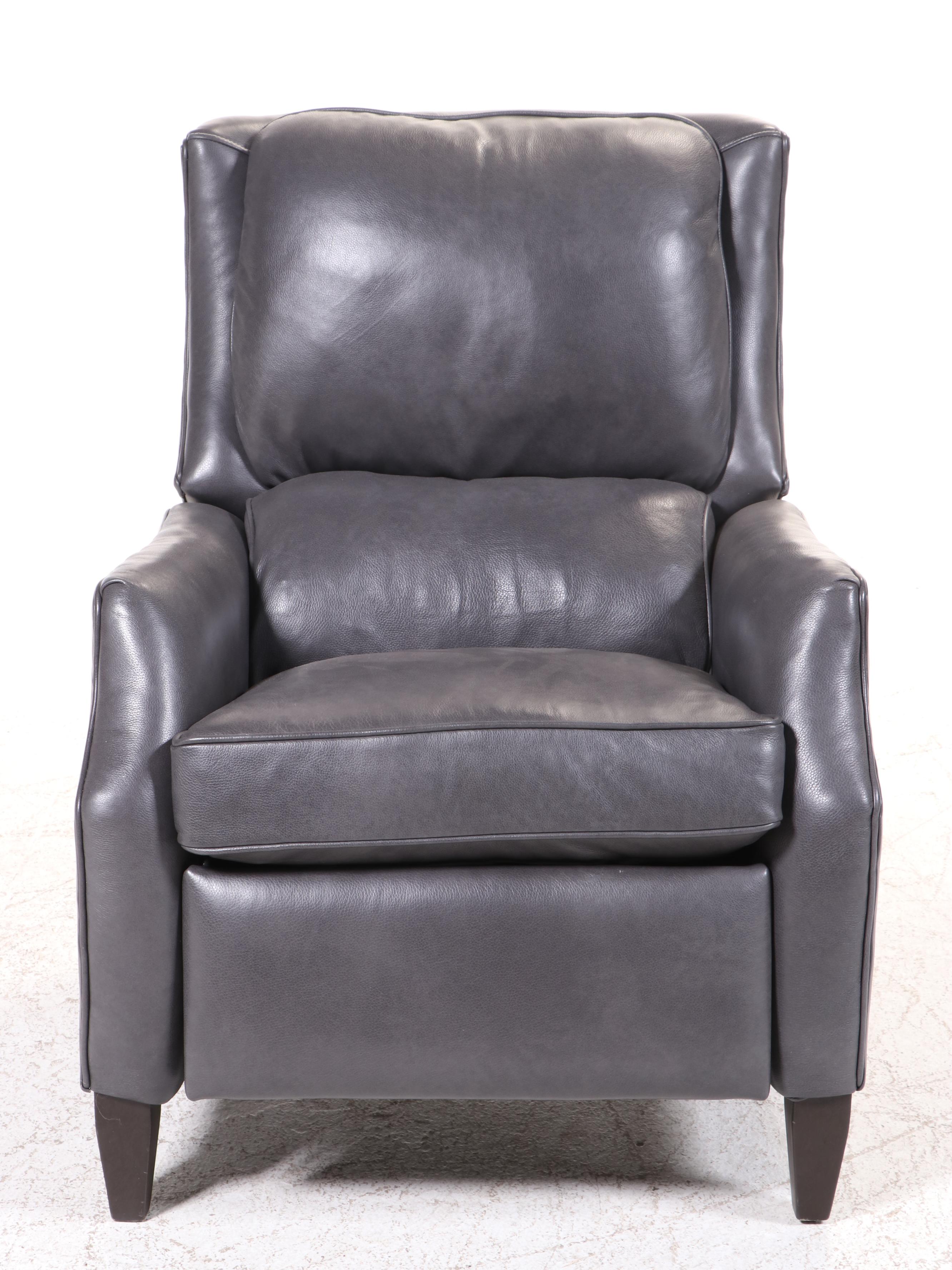 Arhaus Faux Leather Recliner | EBTH
