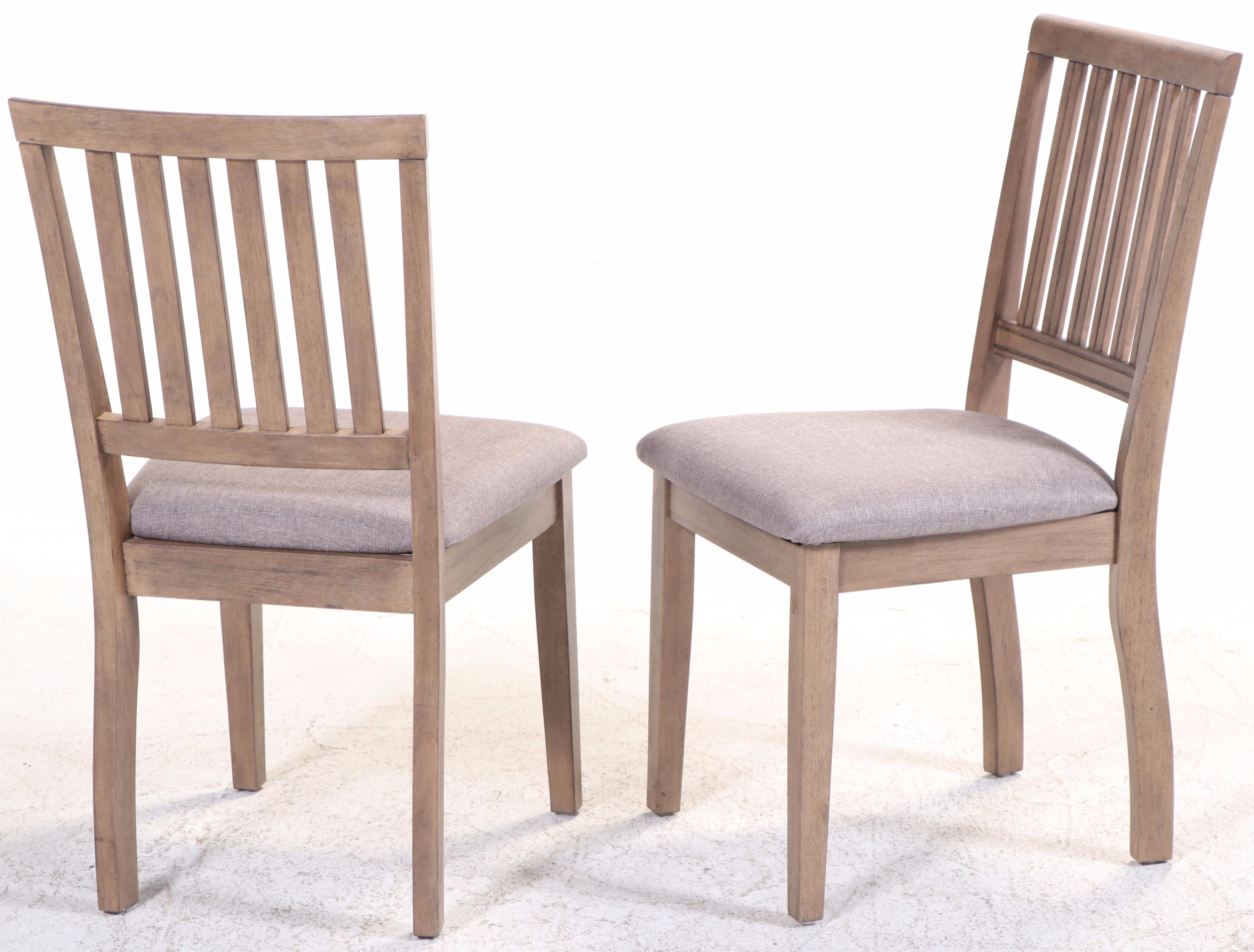 Three-Piece Jofran "Prescott Park" Rubber Wood and Tile-Top Dining Set ...