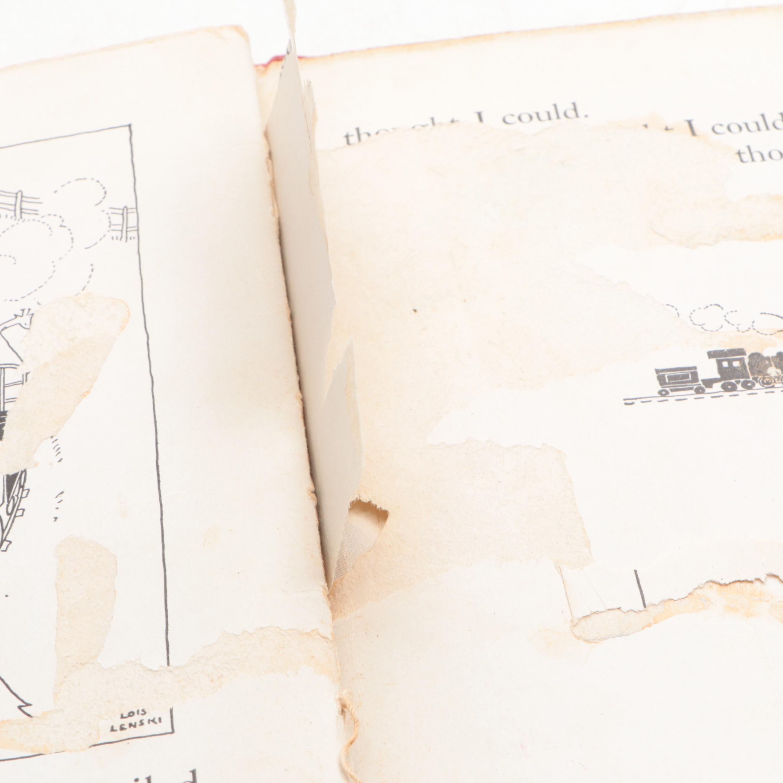 Illustrated "The Little Engine That Could" by Watty Piper, circa 1938 ...