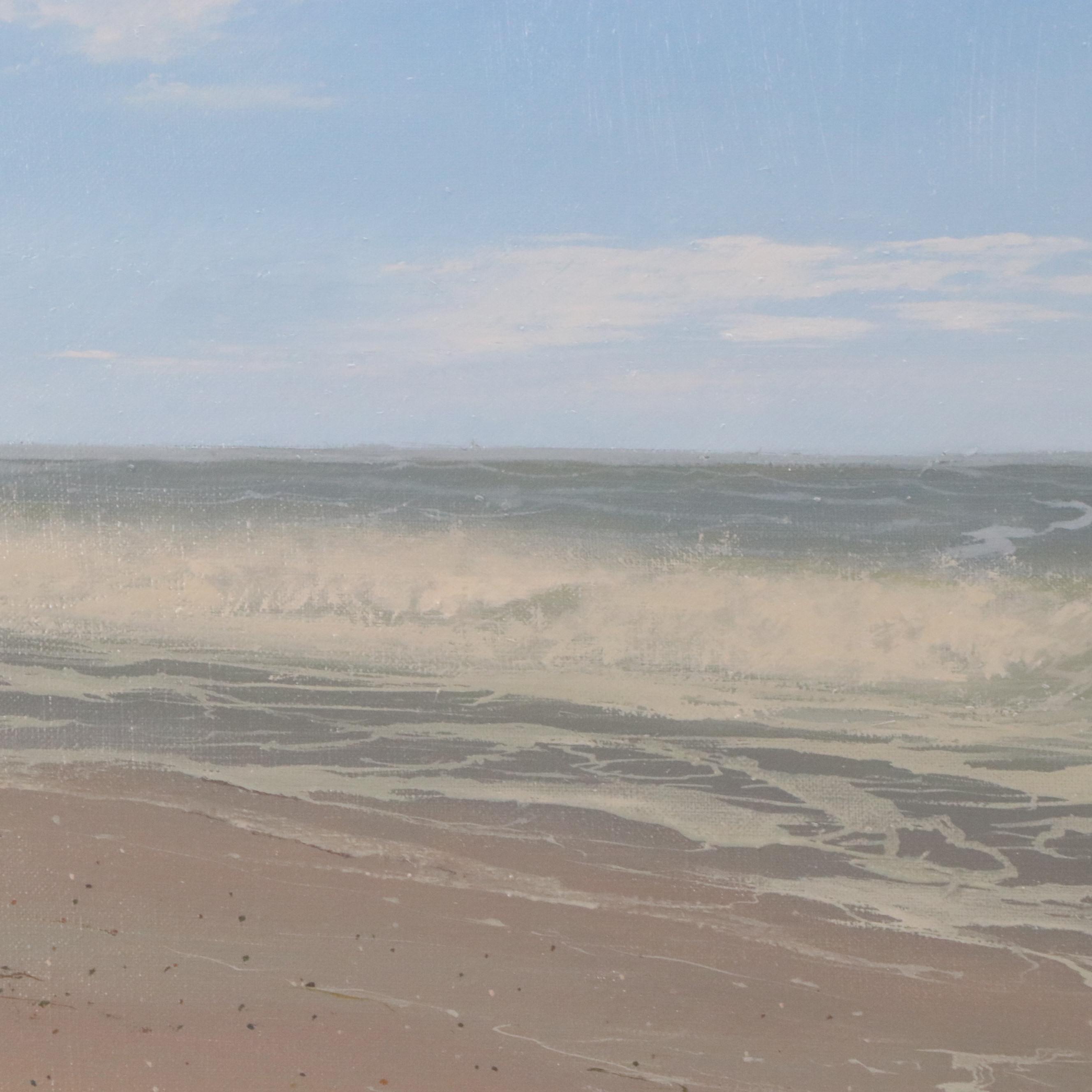 Robert Blazek Oil Painting of Coastal Landscape, Late 20th Century ...