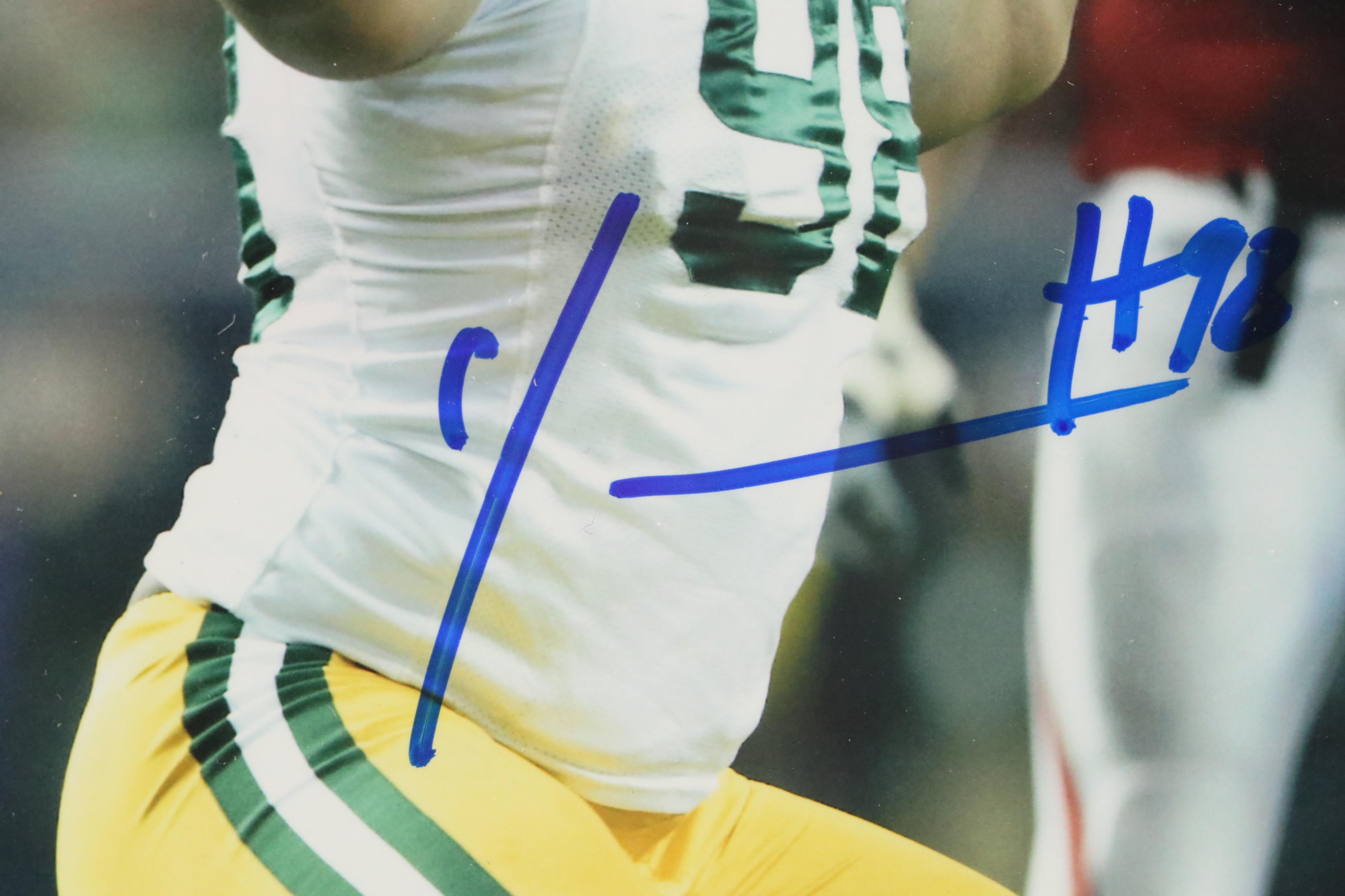 C. J. Wilson Signed Green Bay Packers Football Photo | Everything But ...