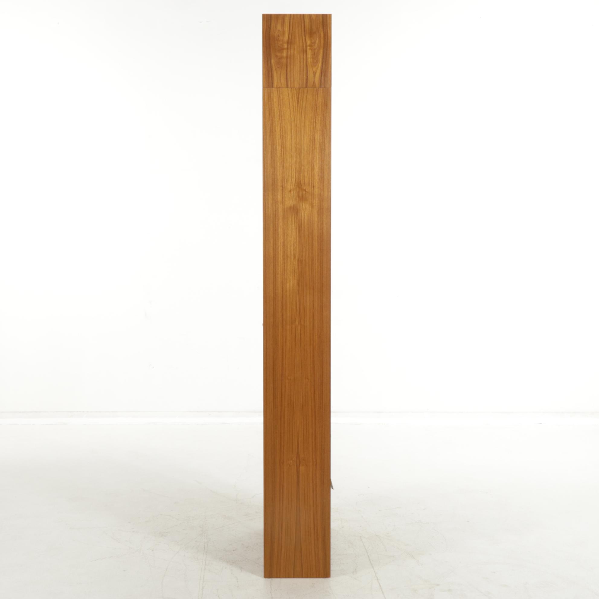 Danish Modern Style Teak Veneer Bookcase with Extension Shelf | EBTH